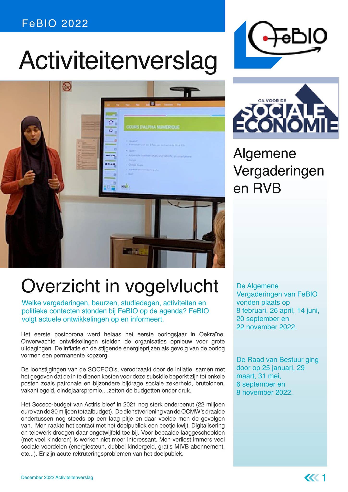 Activiteitenverslag FeBIO 2022 by FeBIO - Issuu