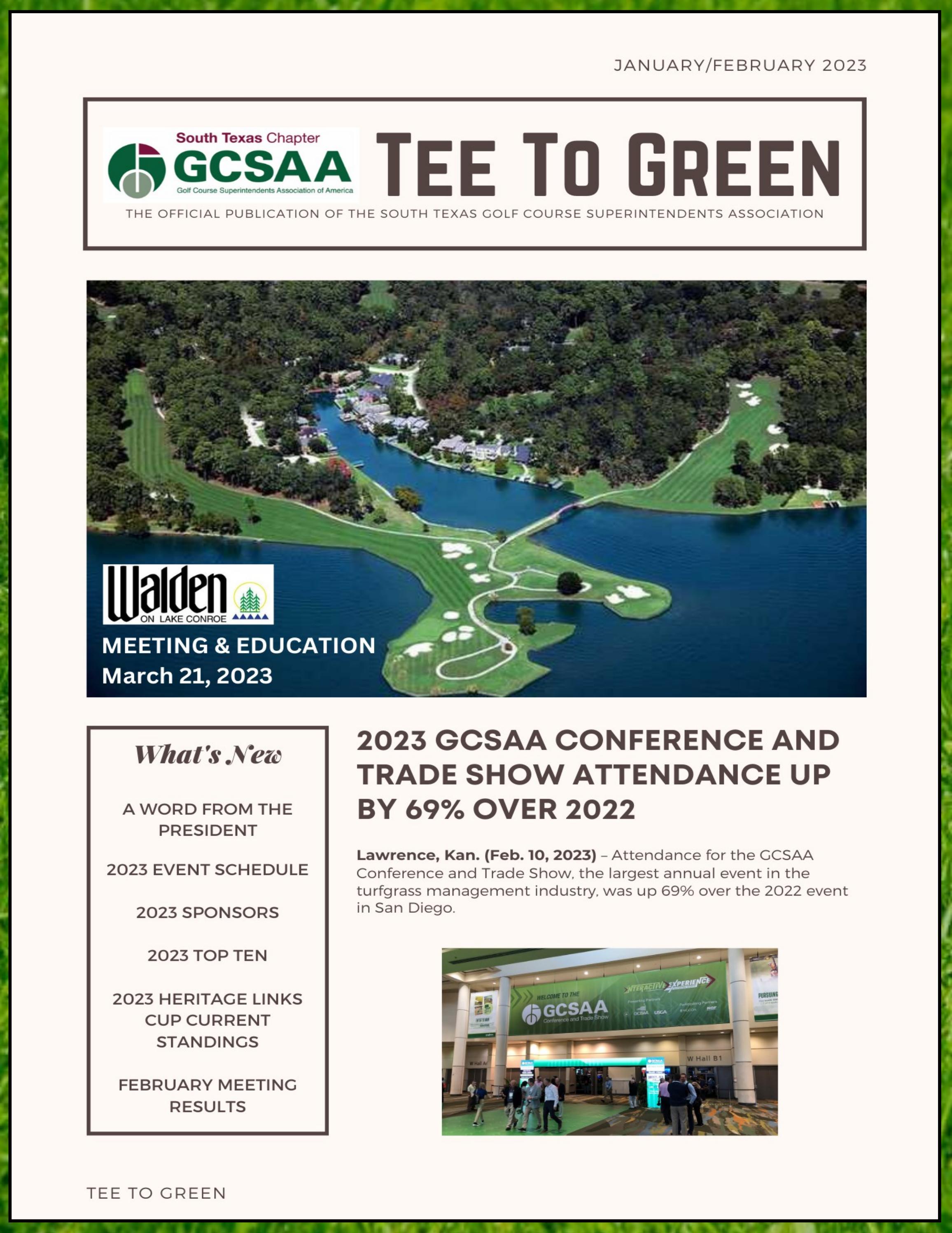 South Texas GCSA, Inc. Tee To Green January/February 2023 by South ...