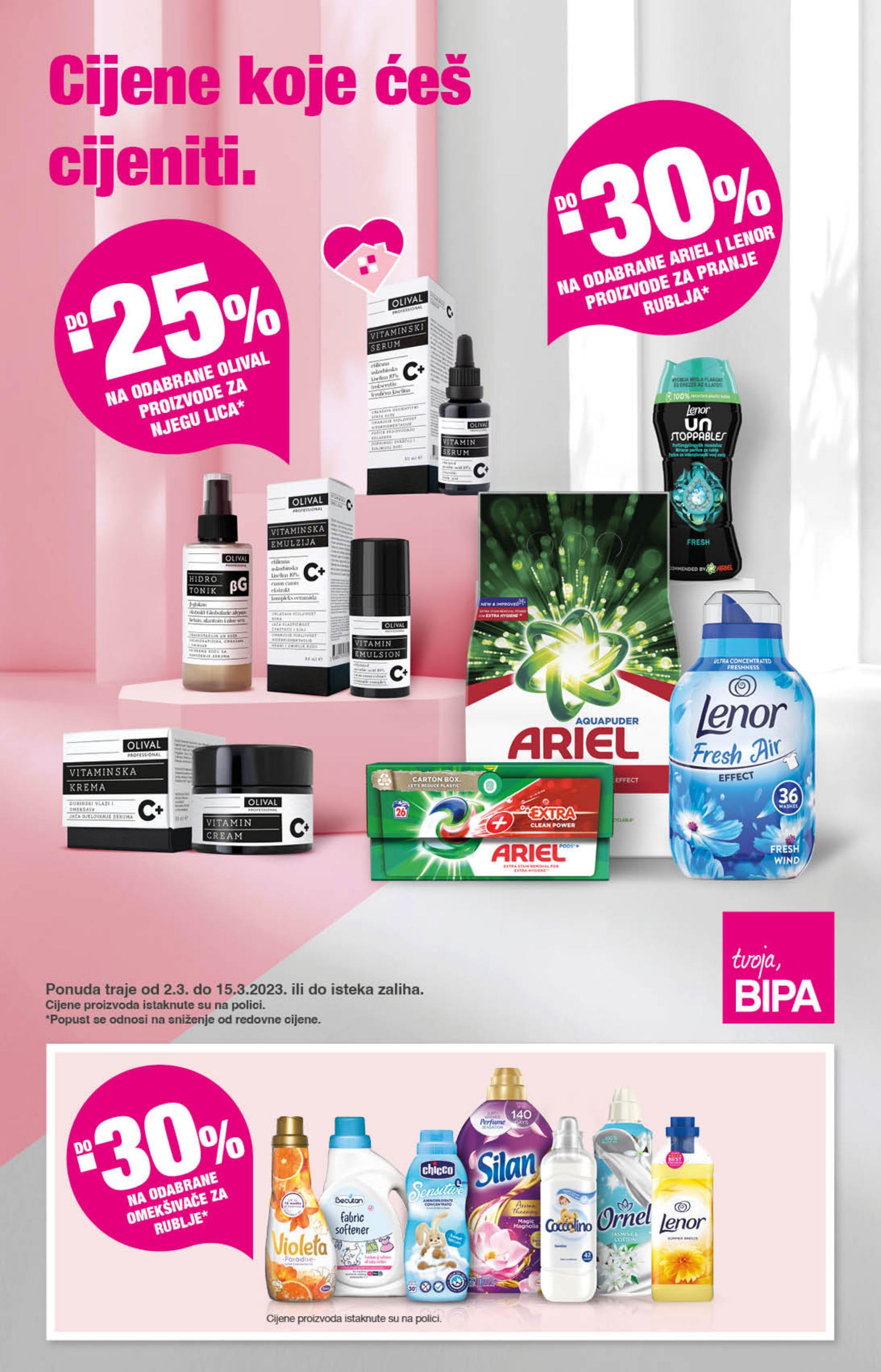 BIPA Letak od 2.3. by Bipa Hrvatska - Issuu