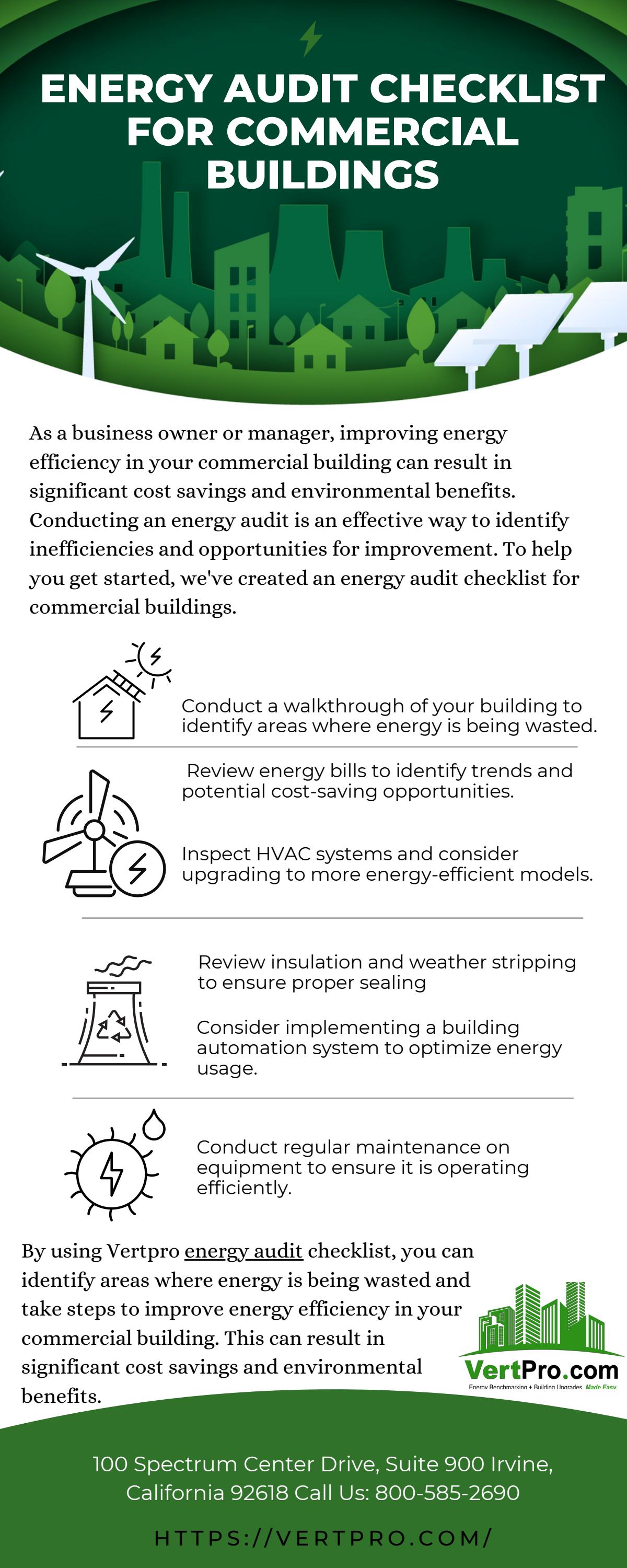 Energy Audit Checklist For Commercial Buildings by VertPro® - Issuu