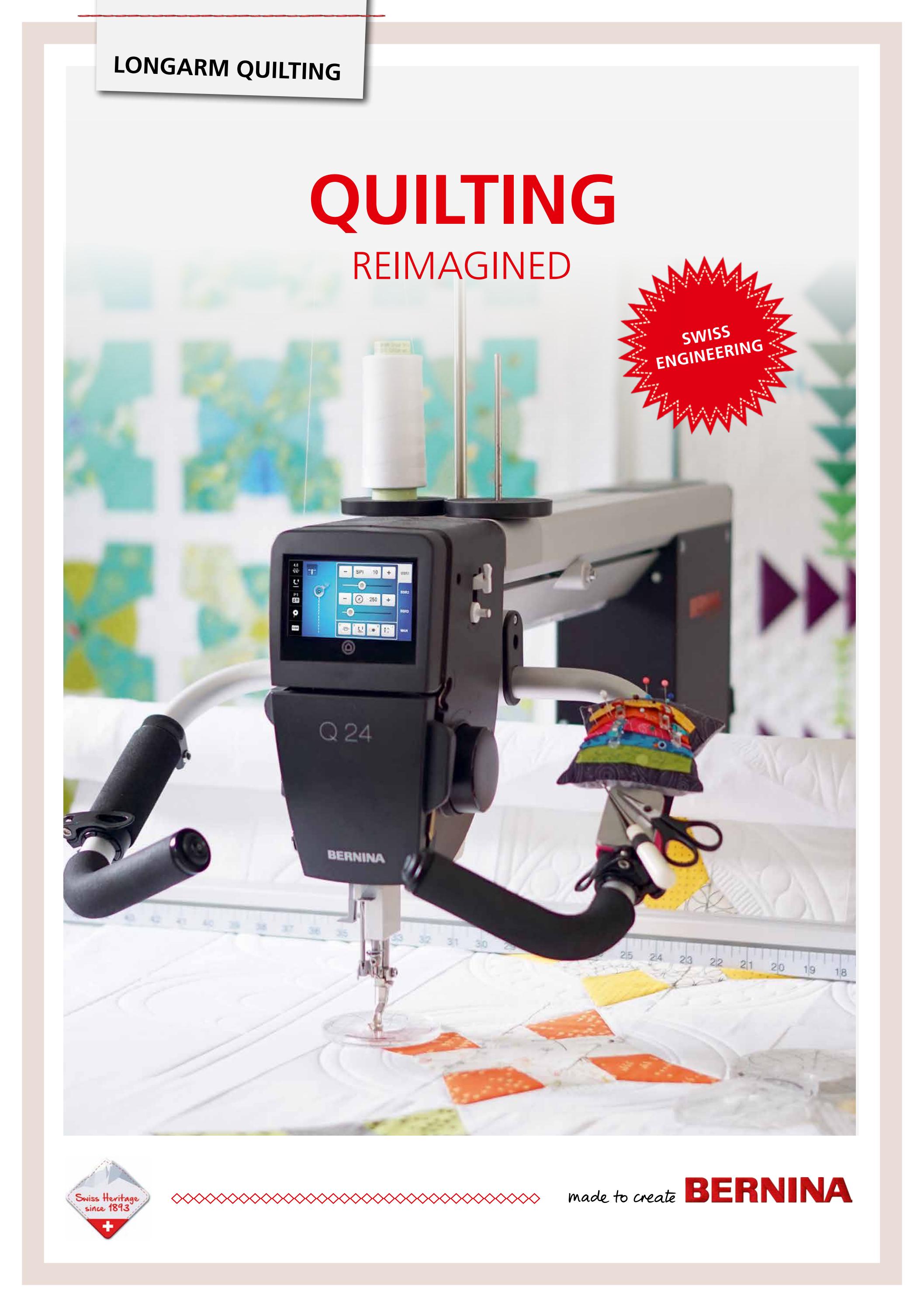 BERNINA Q Series brochure Full-range English by Bernina International AG - Issuu