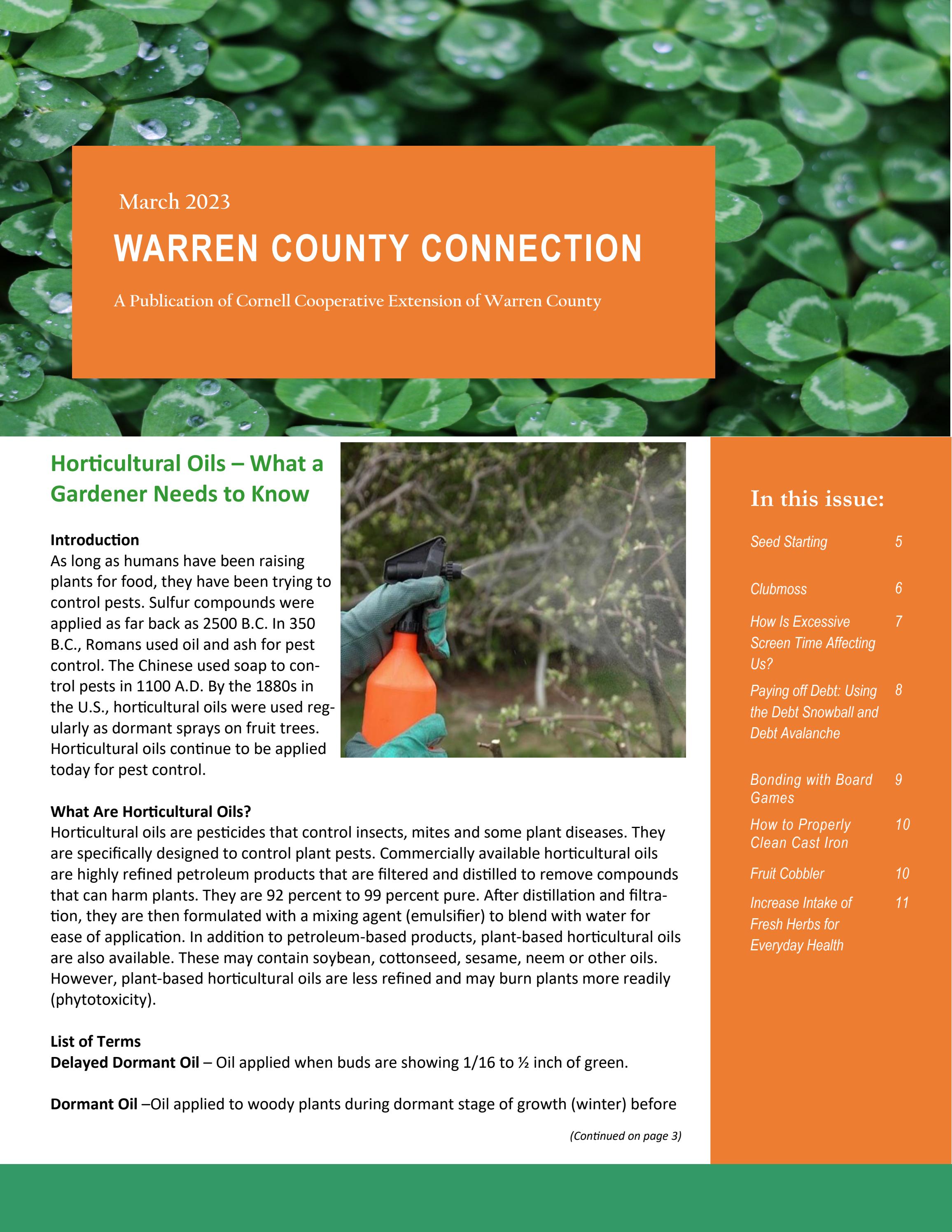 Warren County Connection - March 2023 by cornellcoopwarren - Issuu