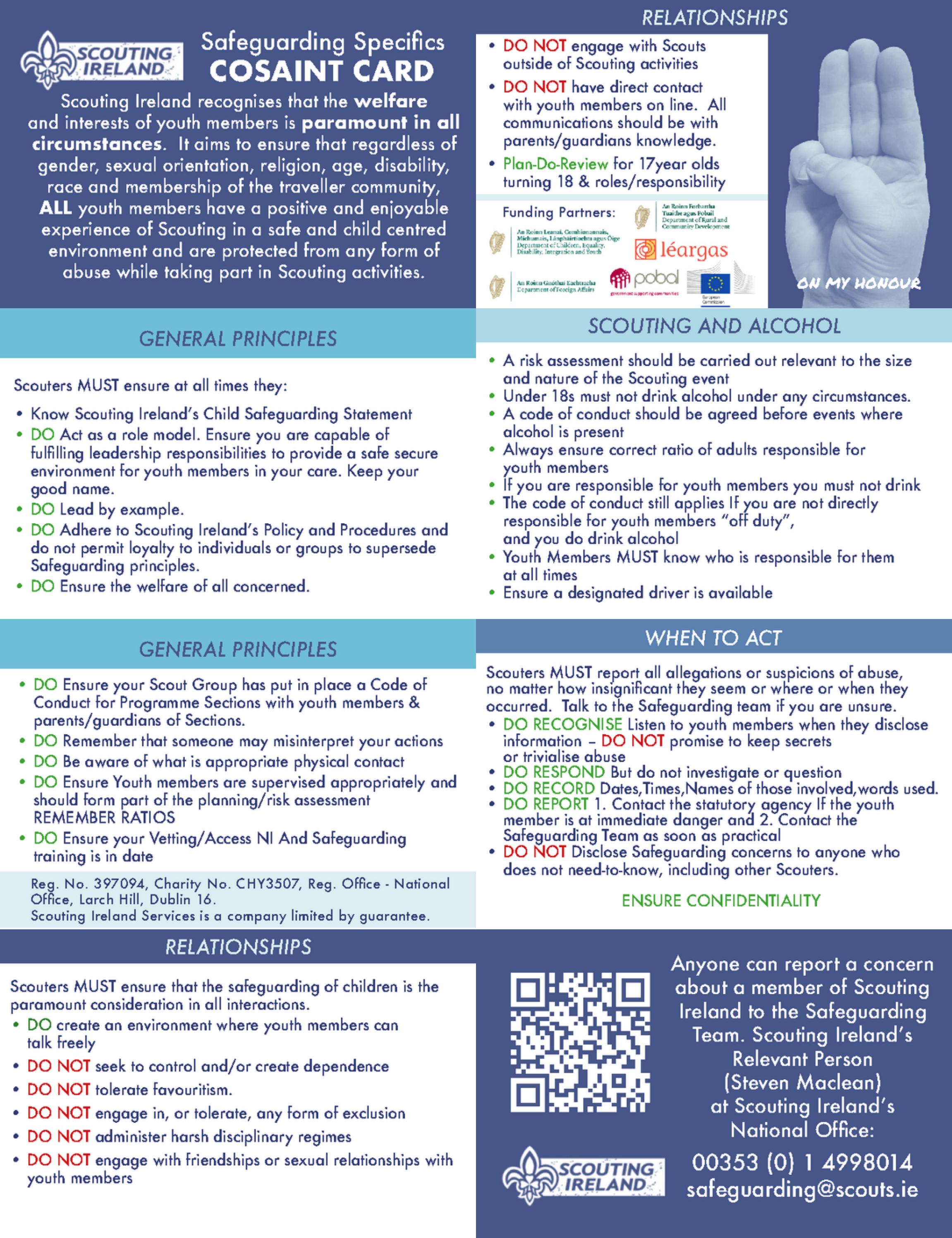 Cosaint Card by Scouting Ireland - Issuu