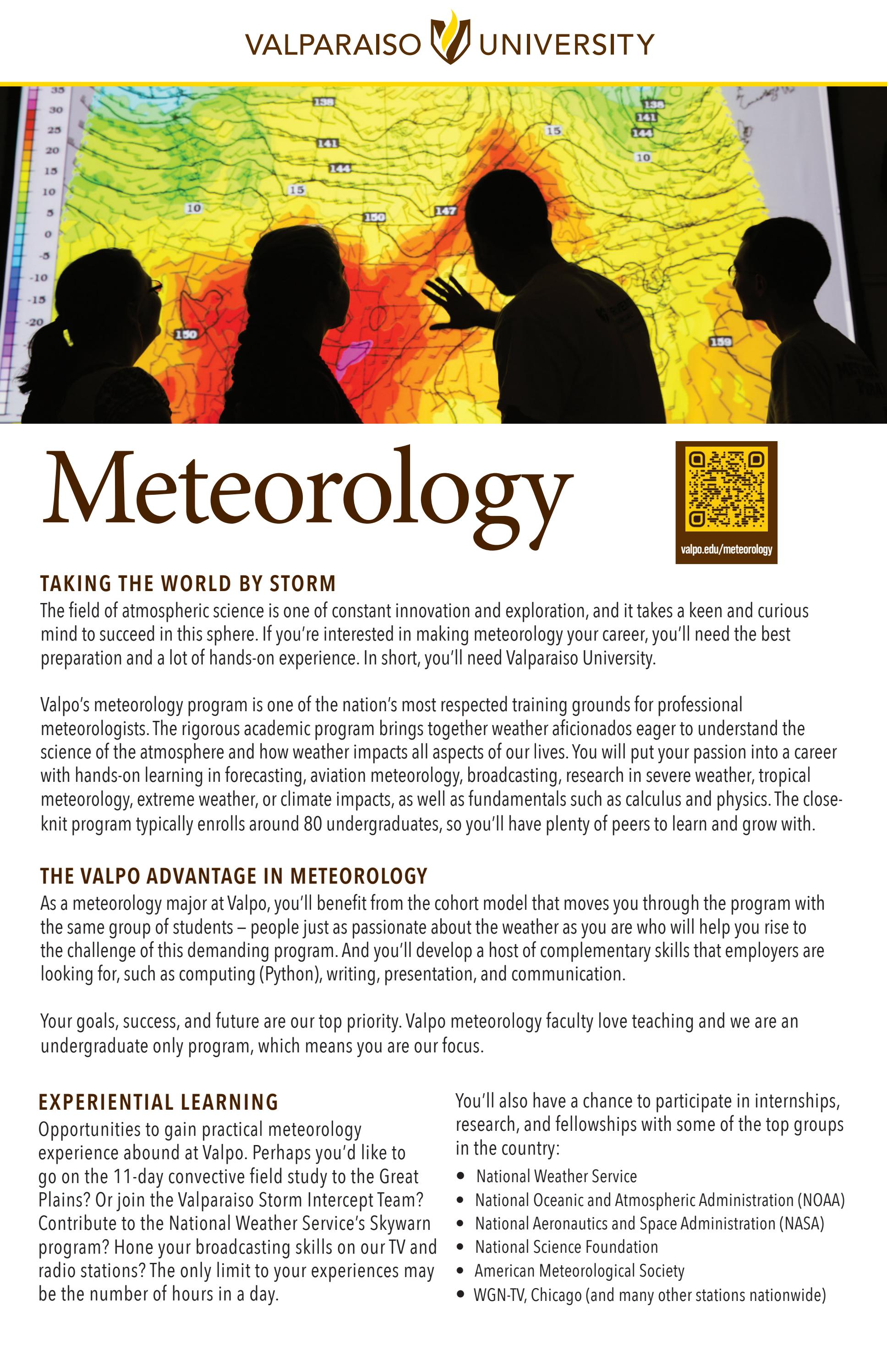 2023 One-Sheet Meteorology by Valparaiso University - Issuu