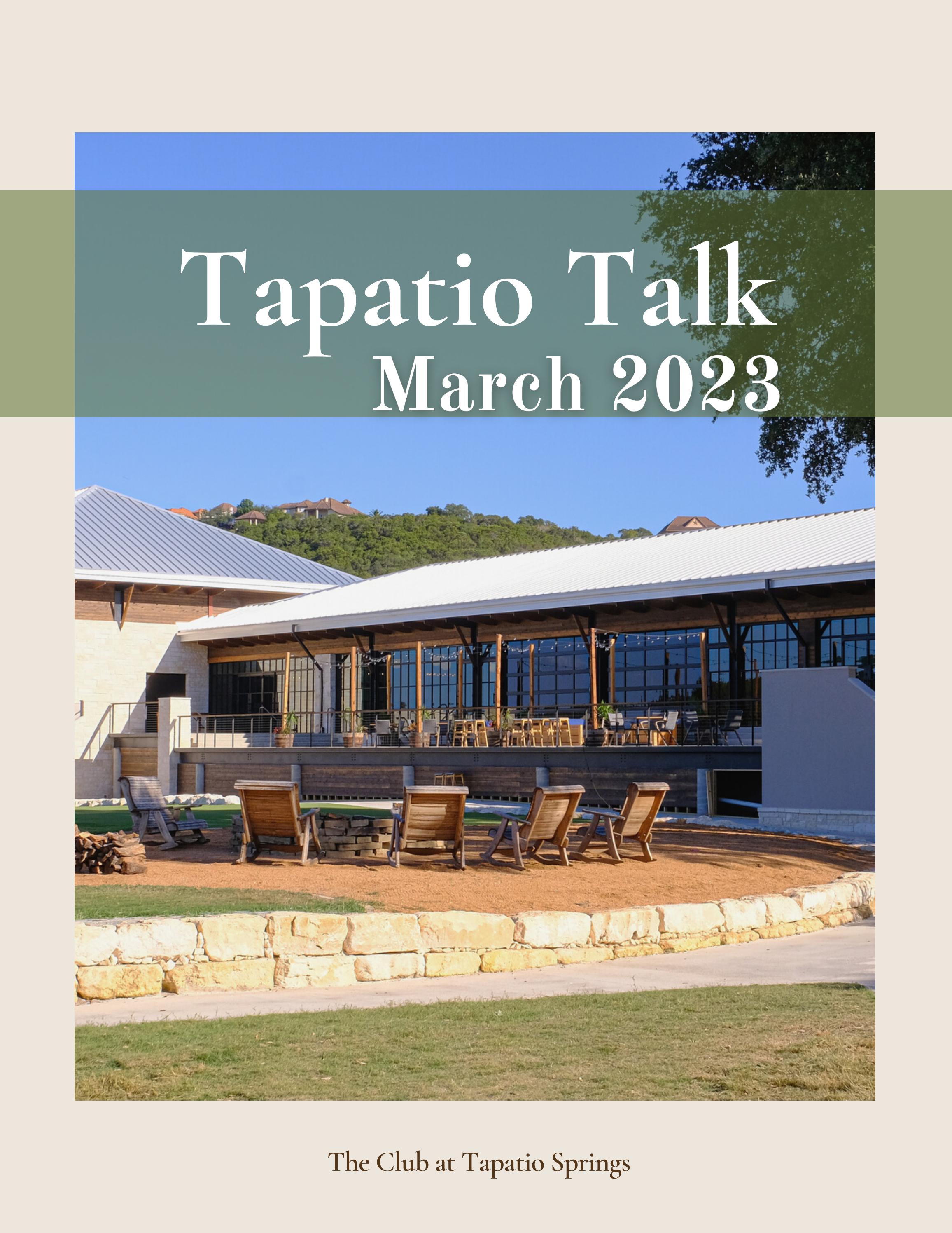 Tapatio Talk - March by Tapatio Springs - Issuu