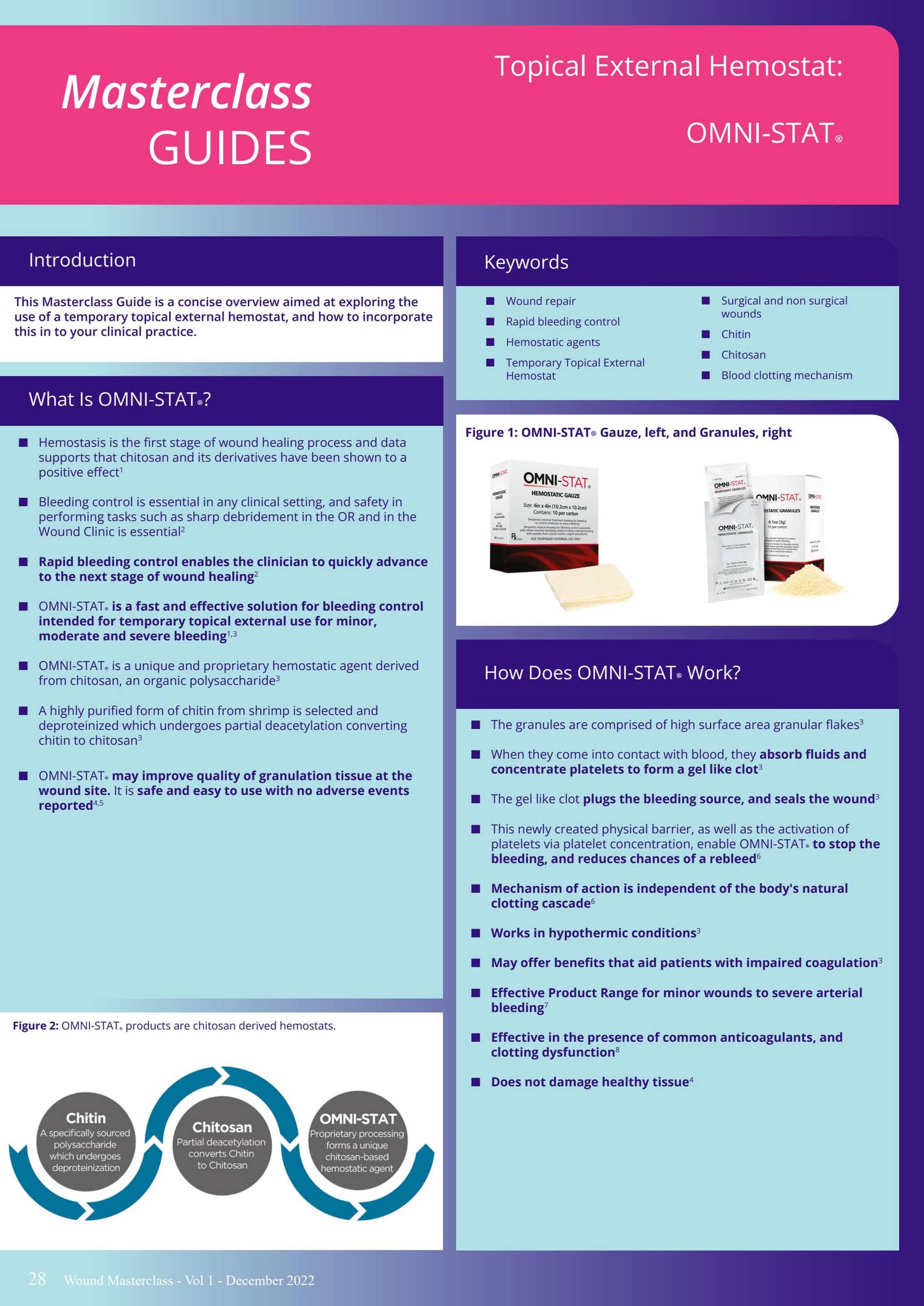 Masterclass Guides: Topical External Hemostat - OMNI-STAT© by ...