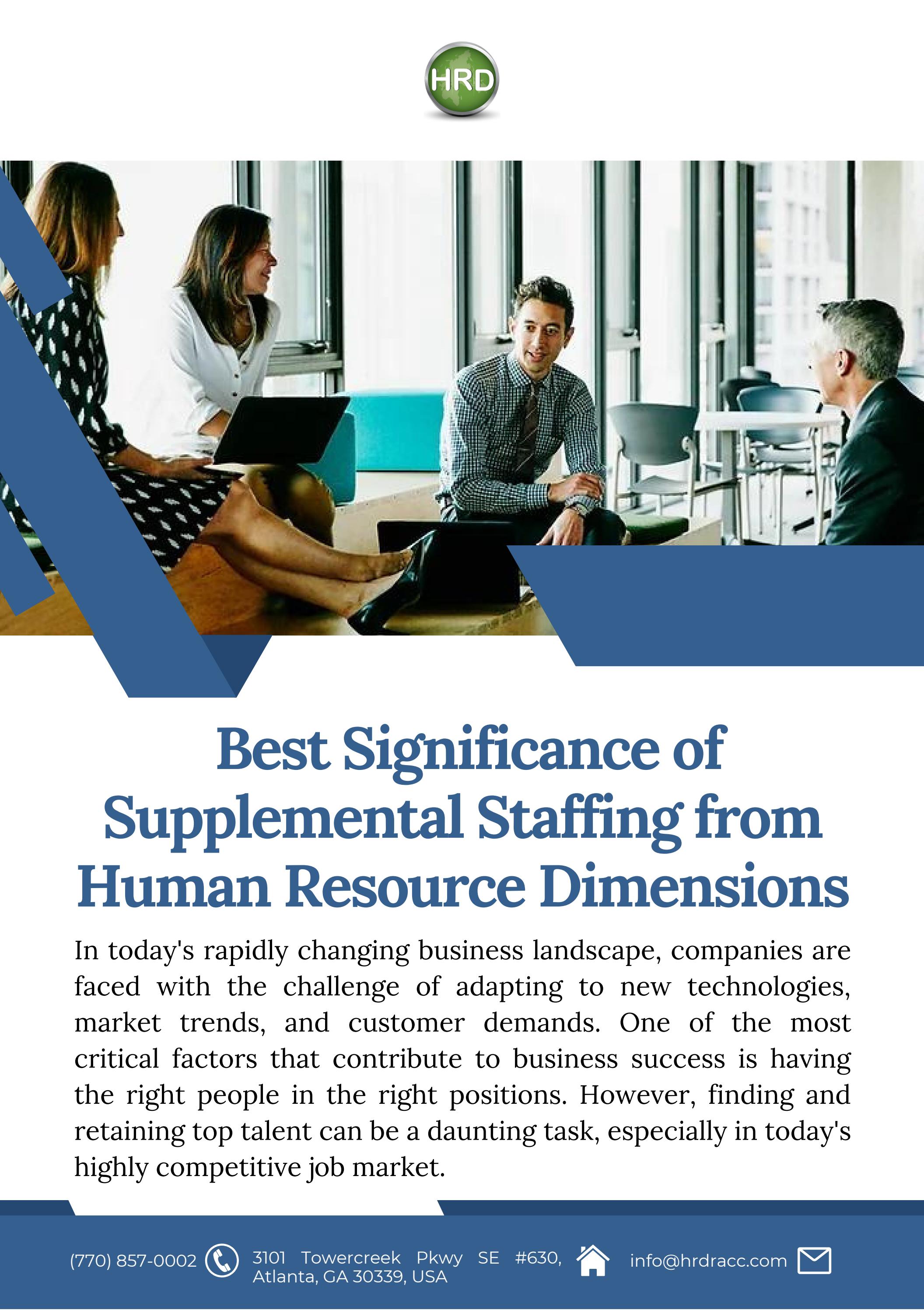Best Significance of Supplemental Staffing from Human Resource ...