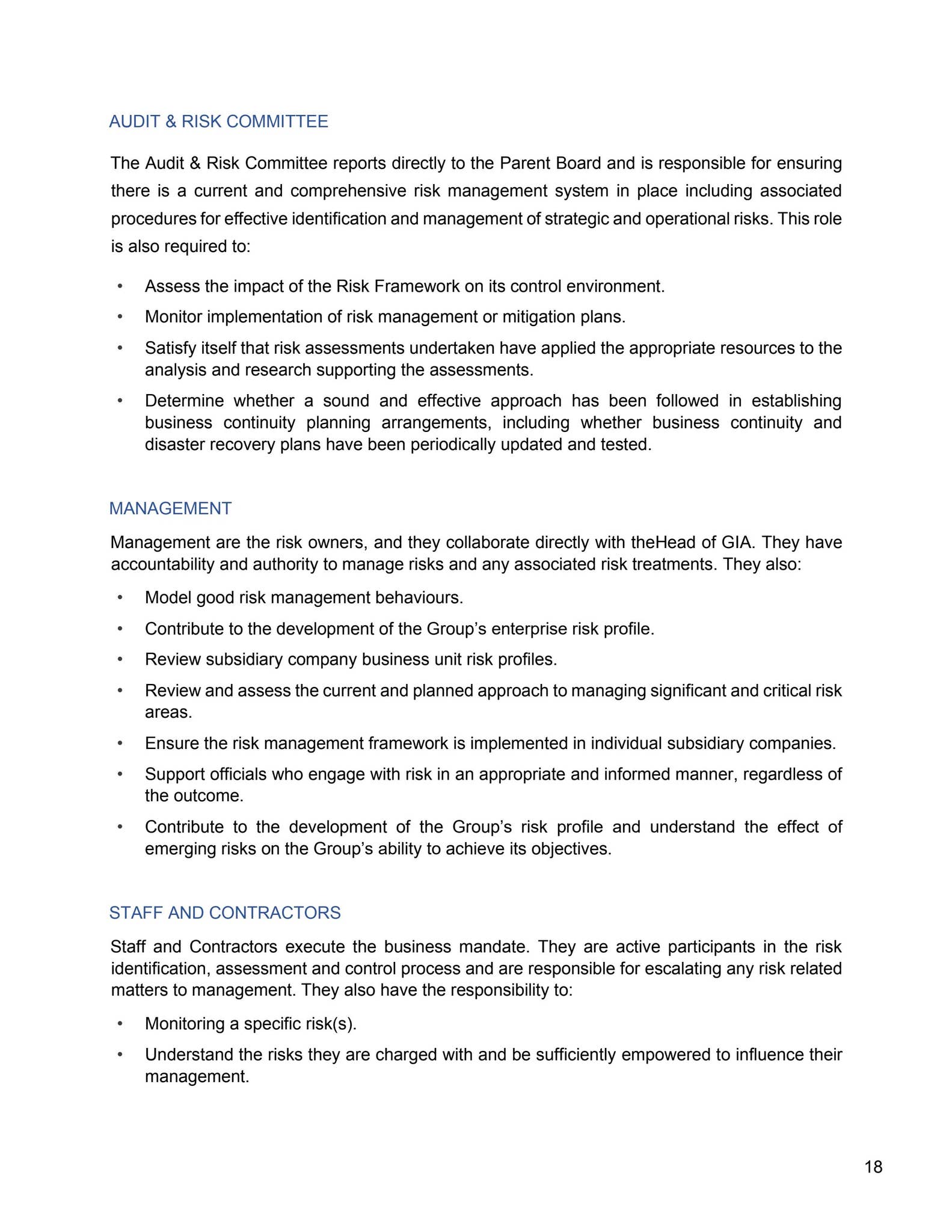ANSA McAL Limited ERM Framework and Policy by ANSA McAL Group of ...