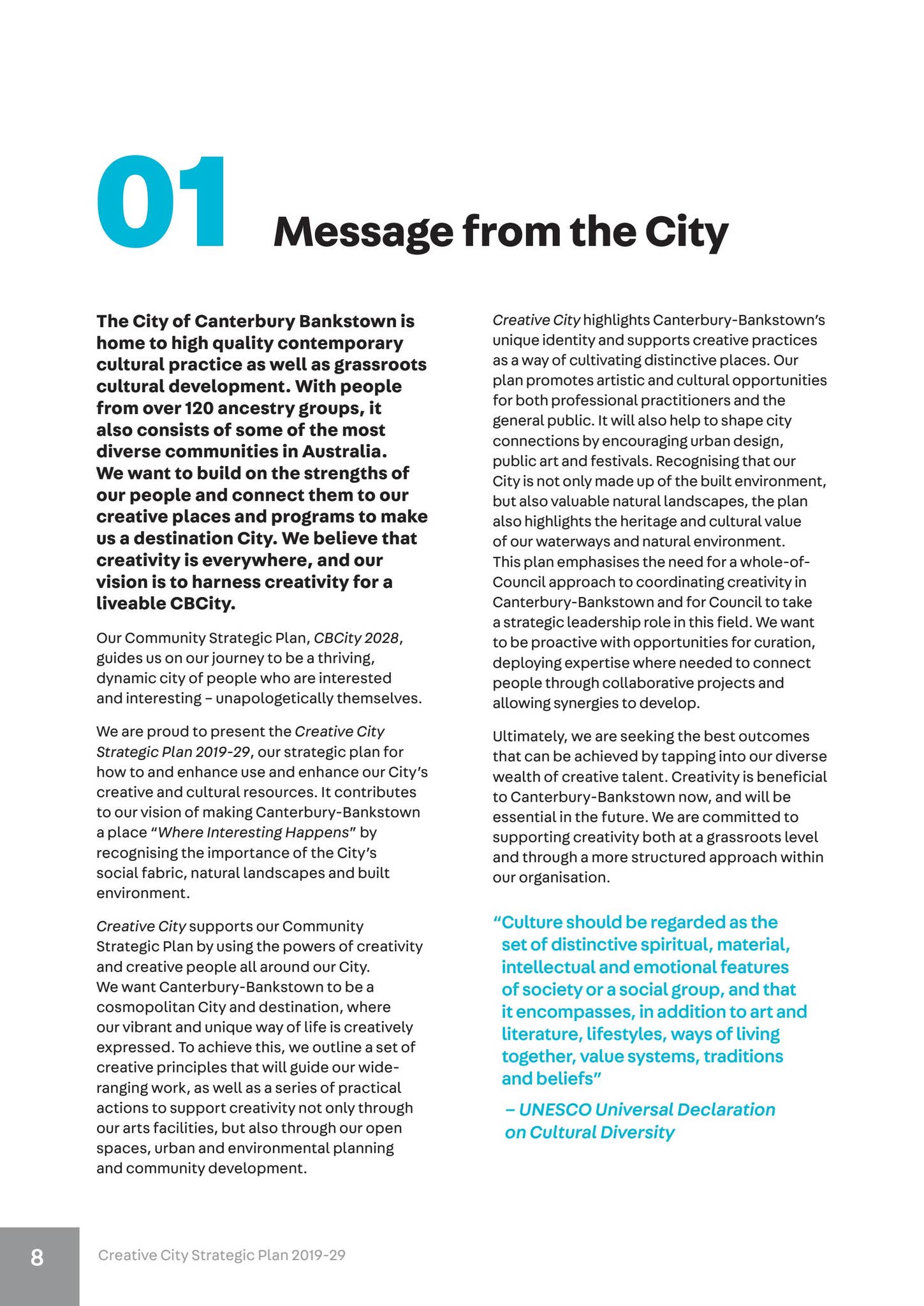 Creative City Strategic Plan 2019-29 by cbcity - Issuu