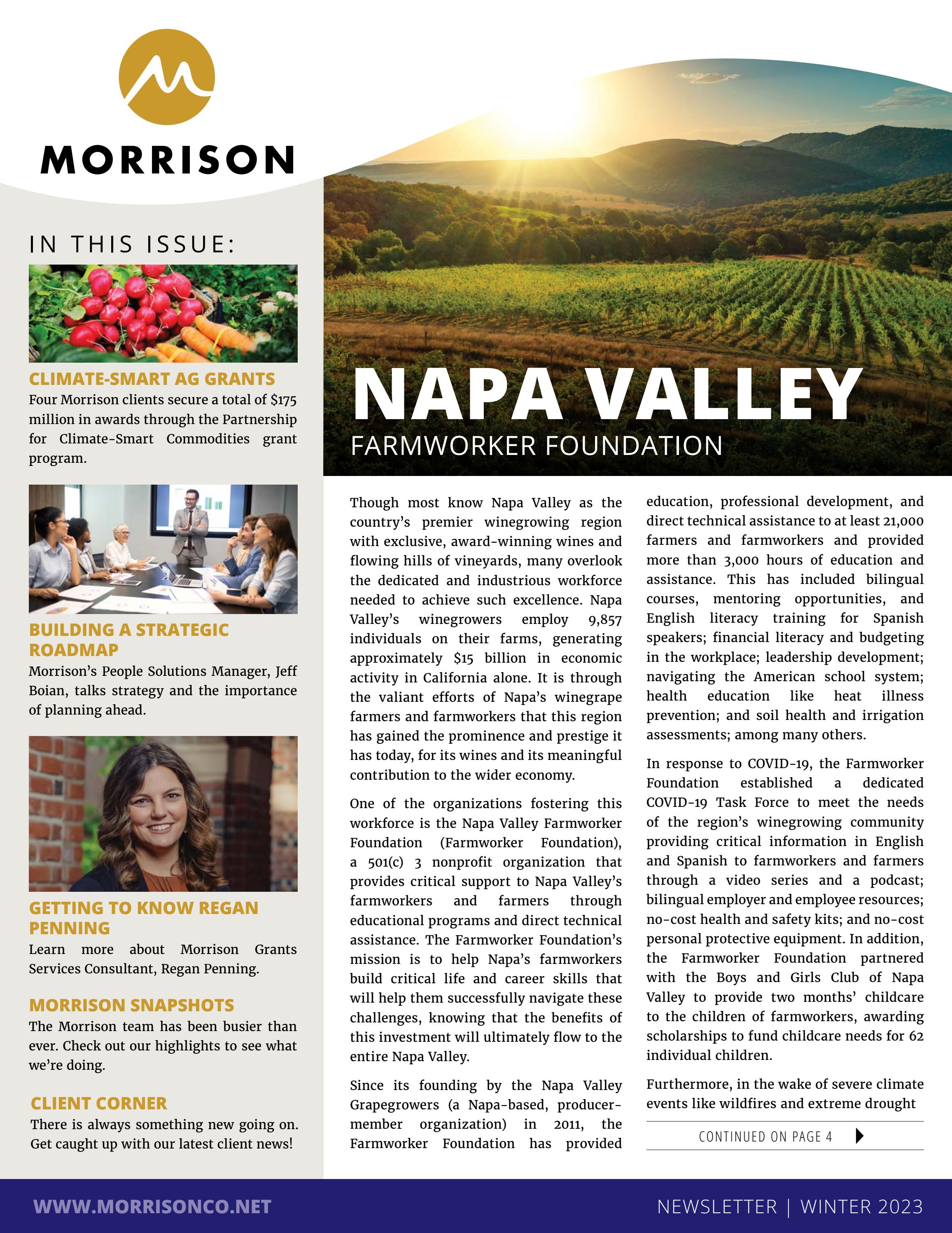 Winter 2023 Newsletter by MORRISON - Issuu
