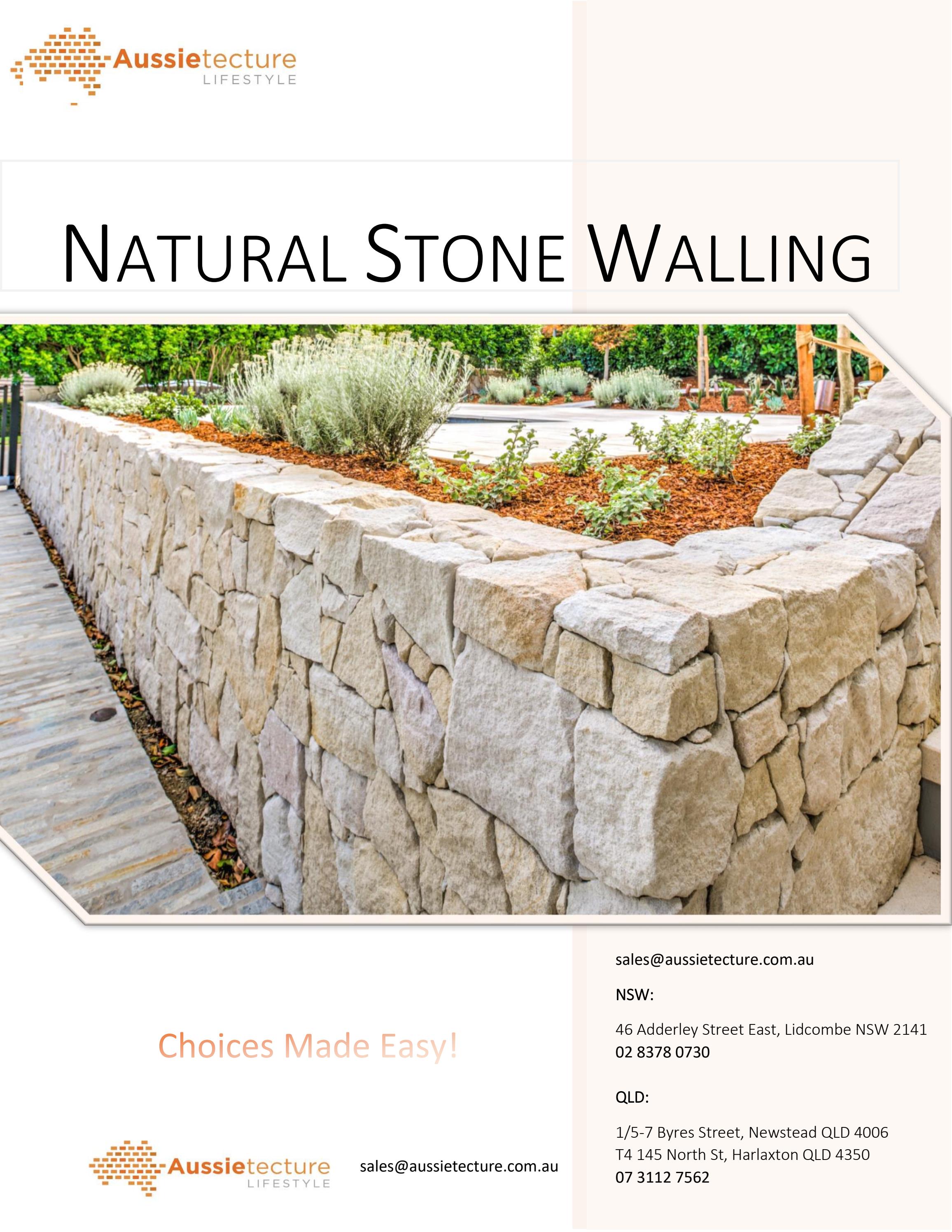 Aussietecture Natural Stone Cladding Range by Aussietecture - Issuu