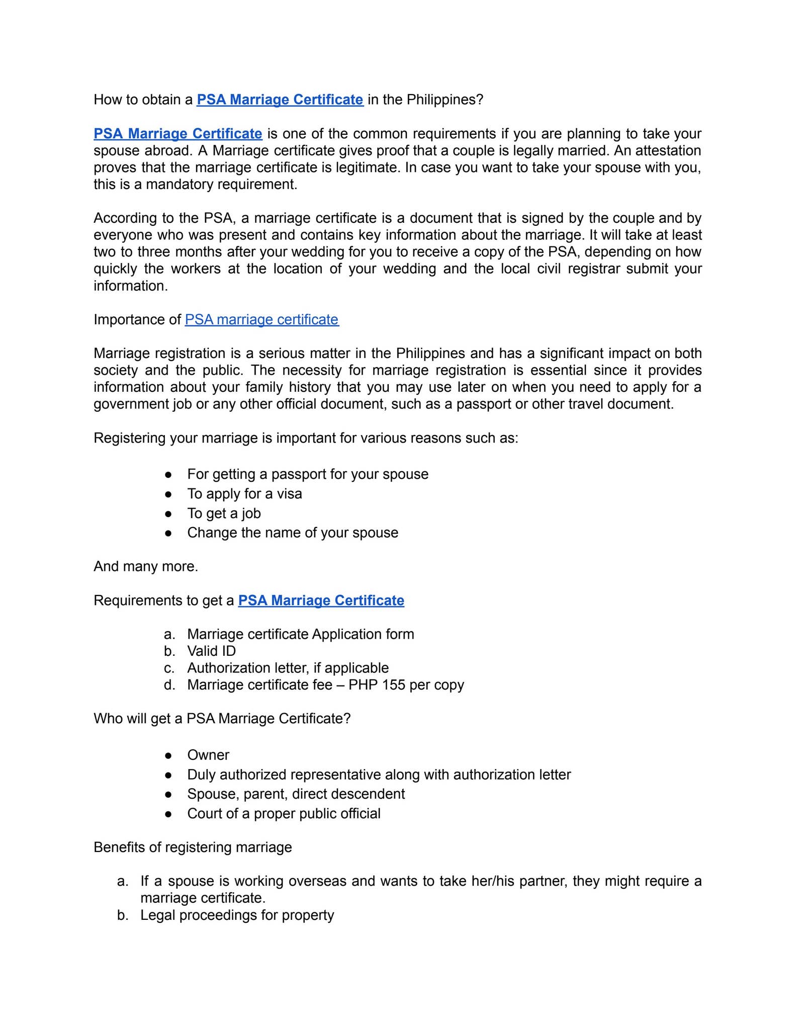 PSA Marriage Certificate by helplinegroupservices - Issuu