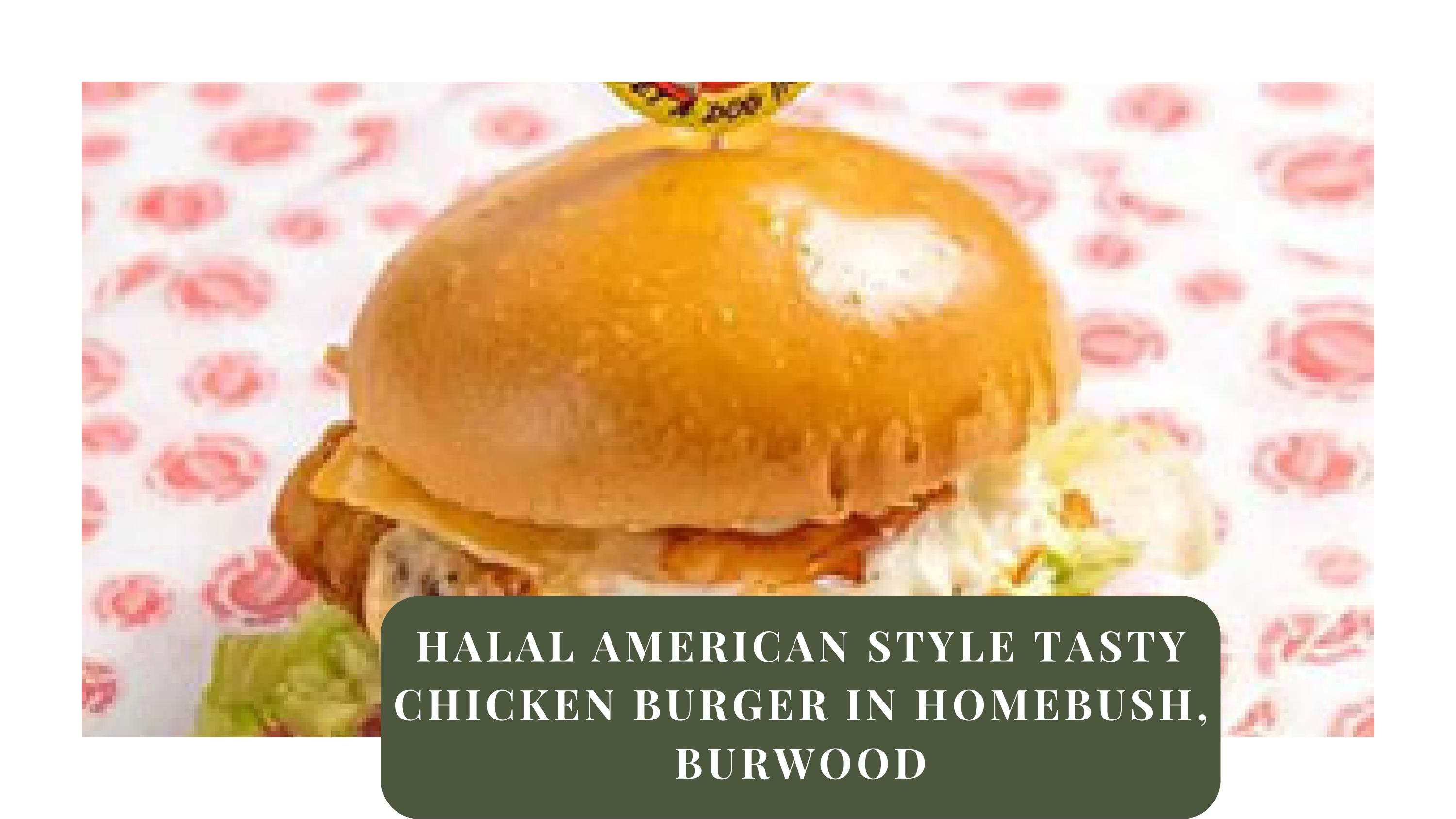 Halal American Style Tasty Chicken Burger in Homebush, Burwood by ...