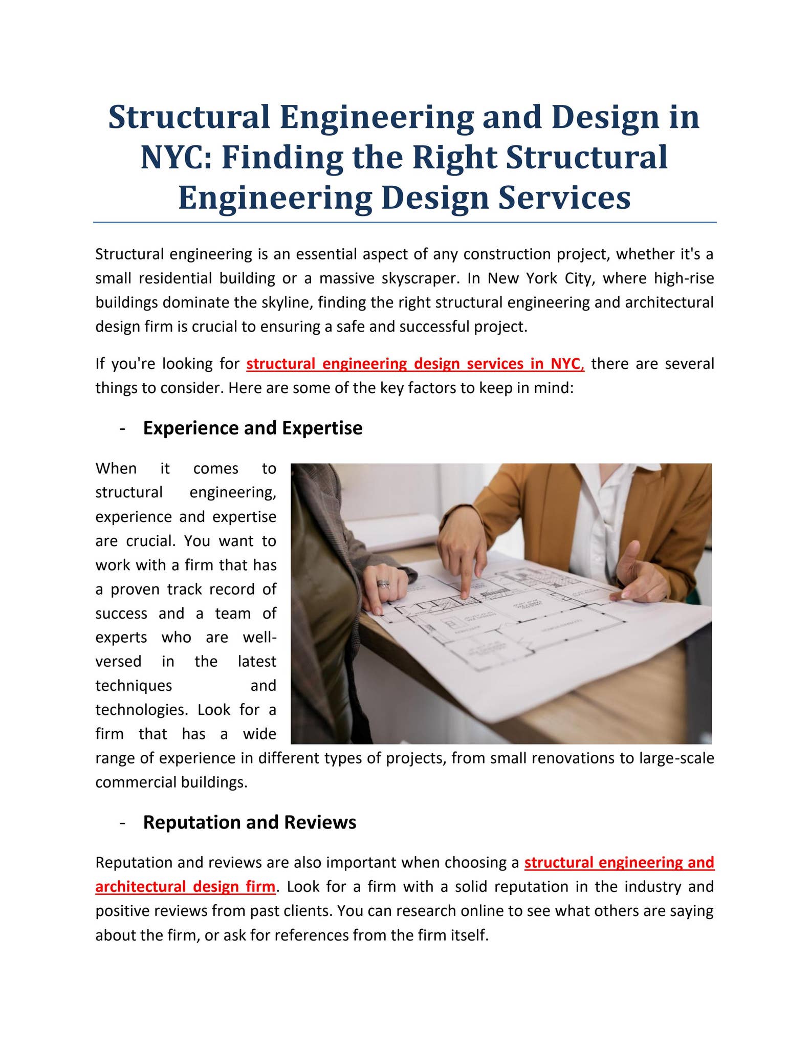 Structural Engineering and Design in NYC: Finding the Right Structural ...