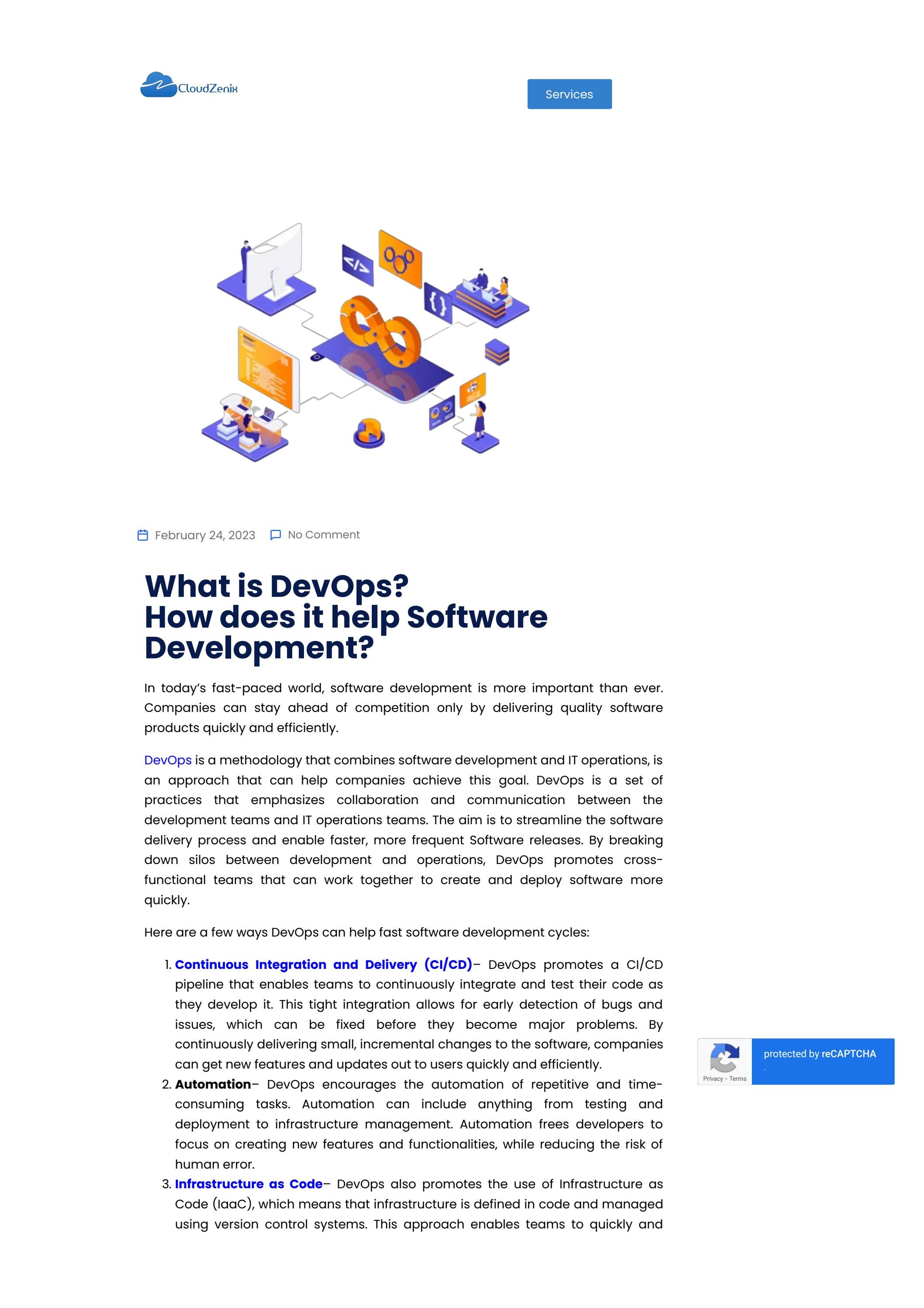 What Is Devops How Does It Help Software Development By Cloudzenix Issuu