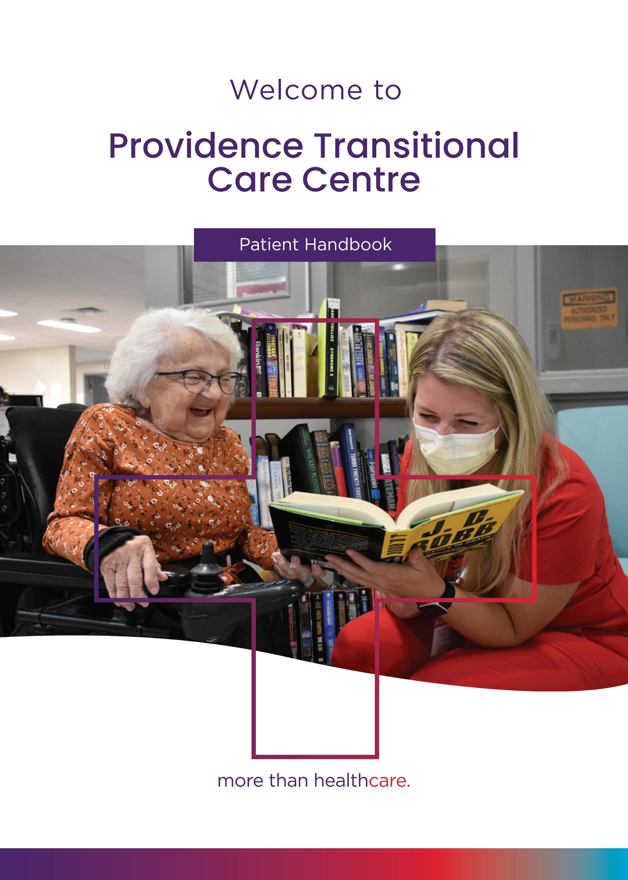 Providence Transitional Care Centre Patient Handbook by Willow ...