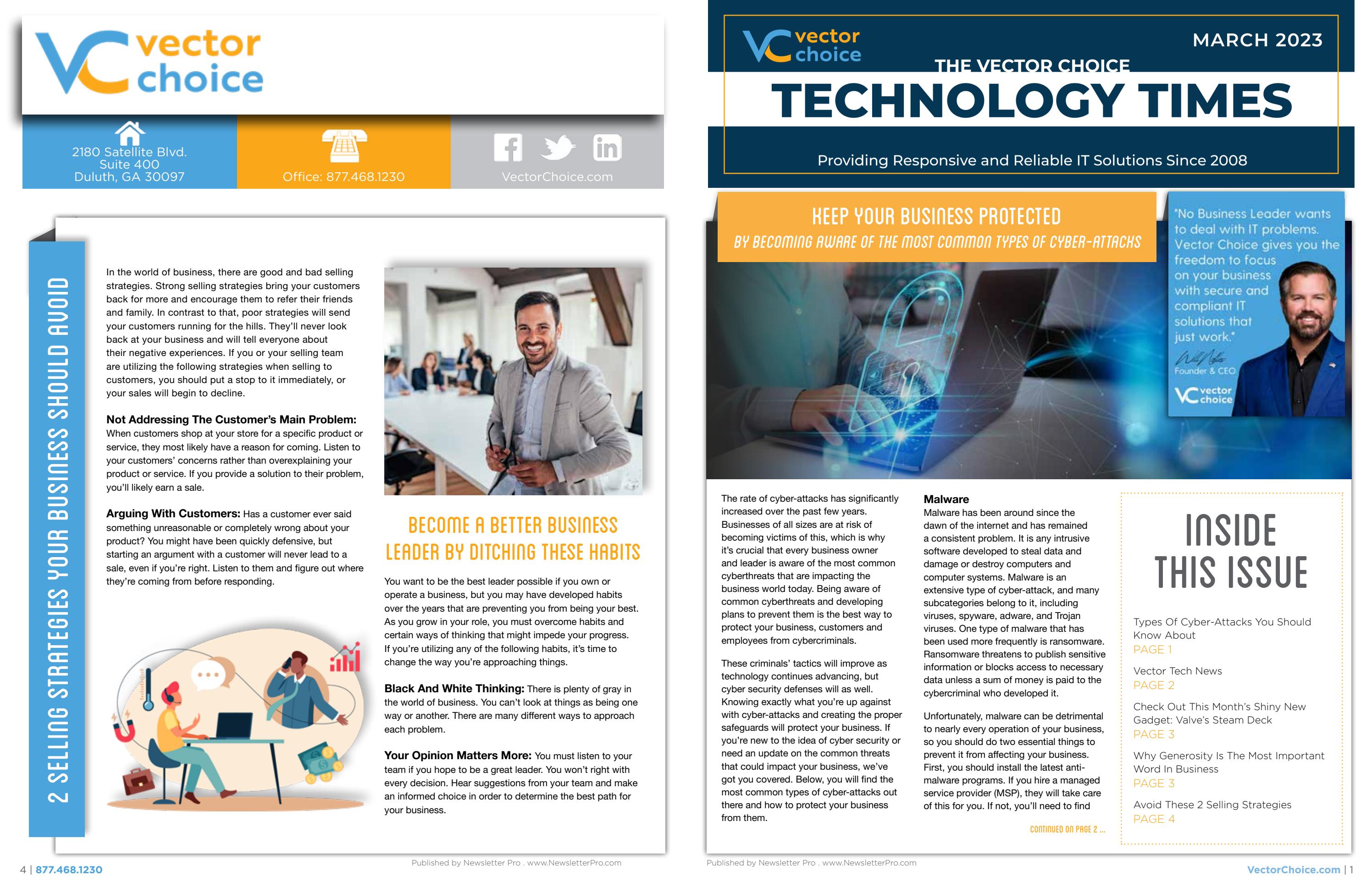 Vector Choice Newsletter March 2023 by Vector Choice Technology ...