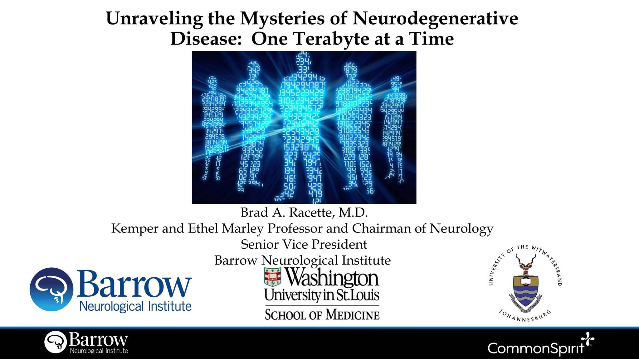 Unraveling the Mysteries of Neurodegenerative Disease: One Terabyte at ...
