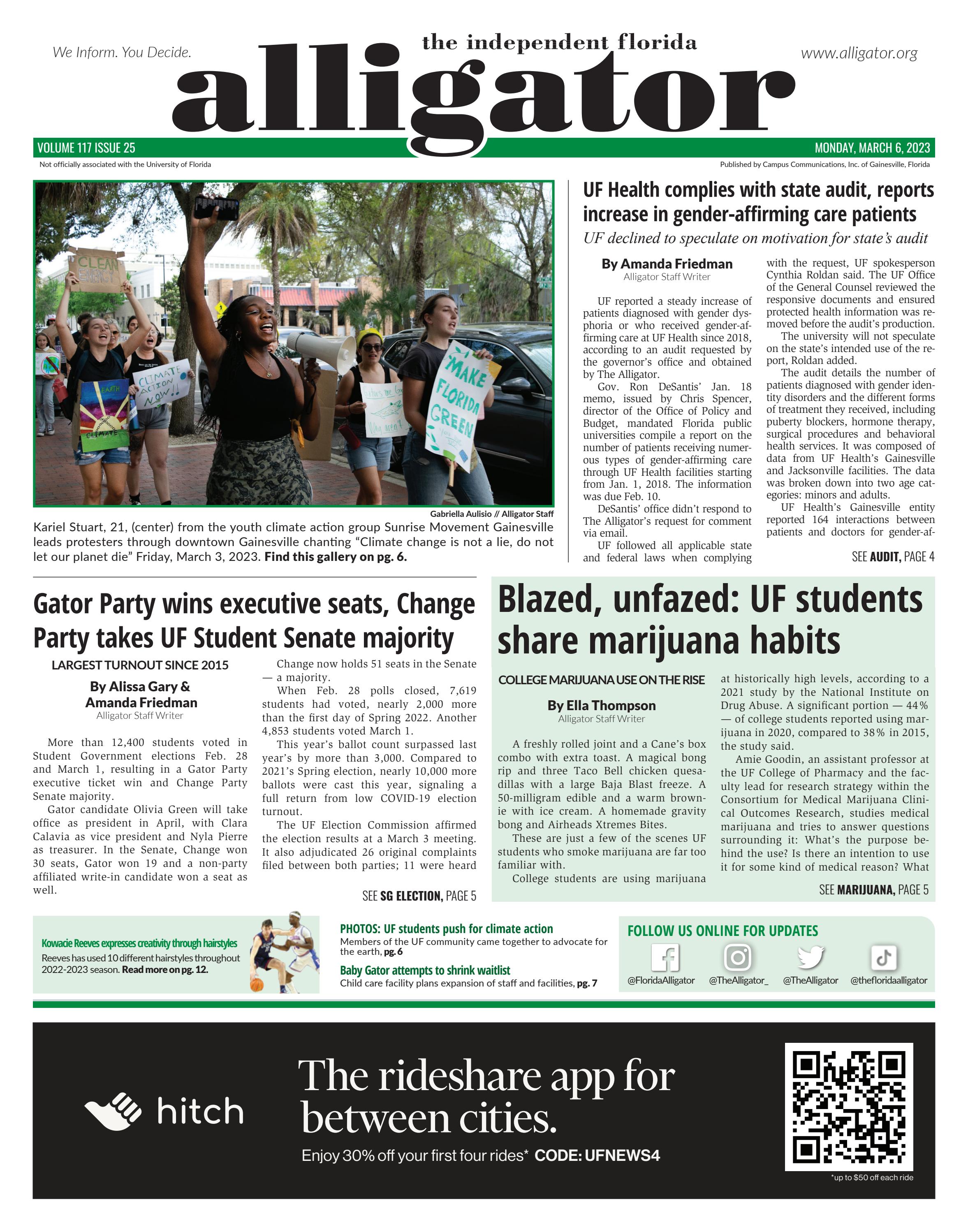 Monday, March 6, 2023 by The Independent Florida Alligator - Issuu