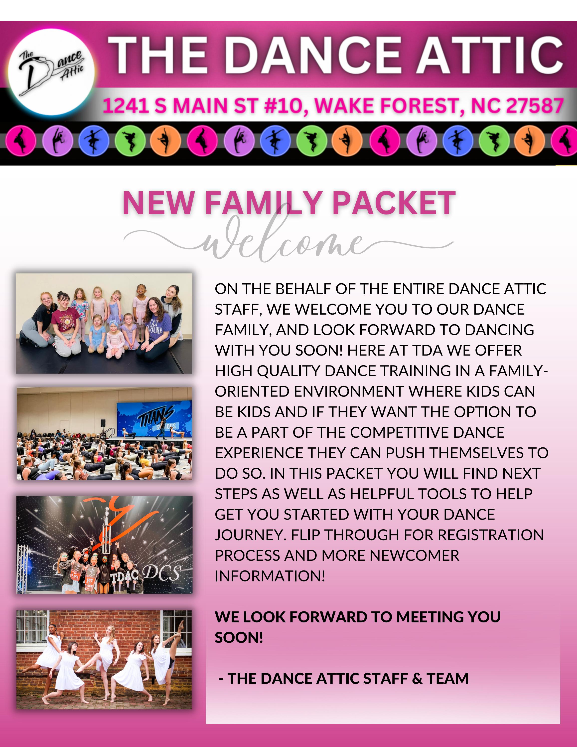 TDA New Family Welcome Packet by danceteacher5678 - Issuu