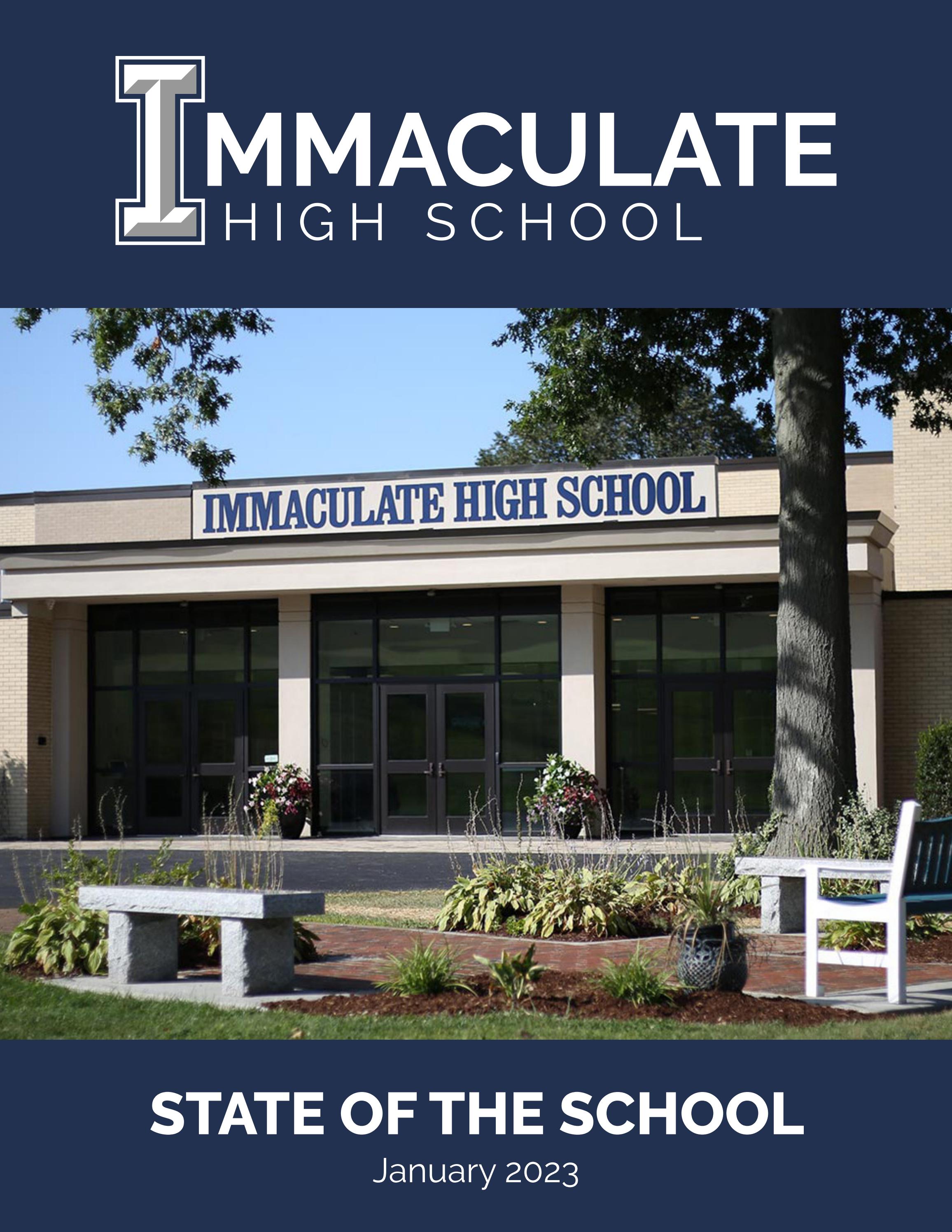 State of the School 2023 by Immaculate High School - Issuu