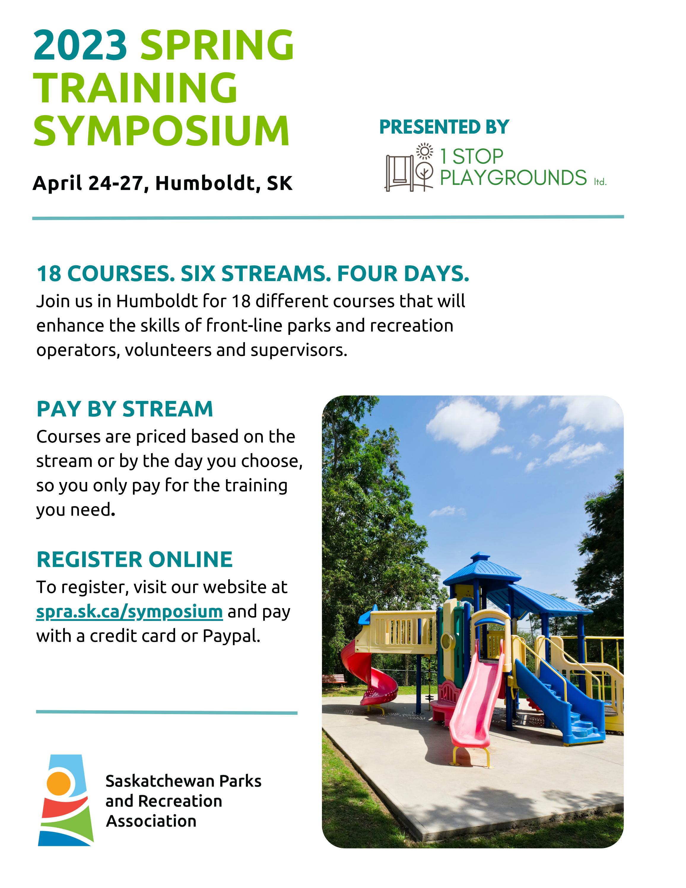 2023 Spring Training Symposium - 1-Pager by Saskatchewan Parks and ...