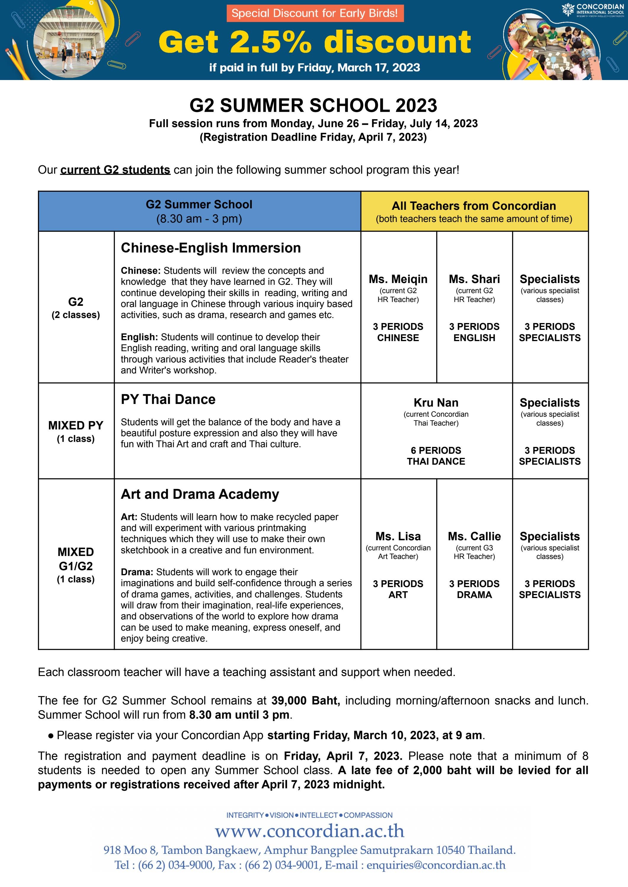 Concordian - G2 Summer School by Concordian International School - Issuu