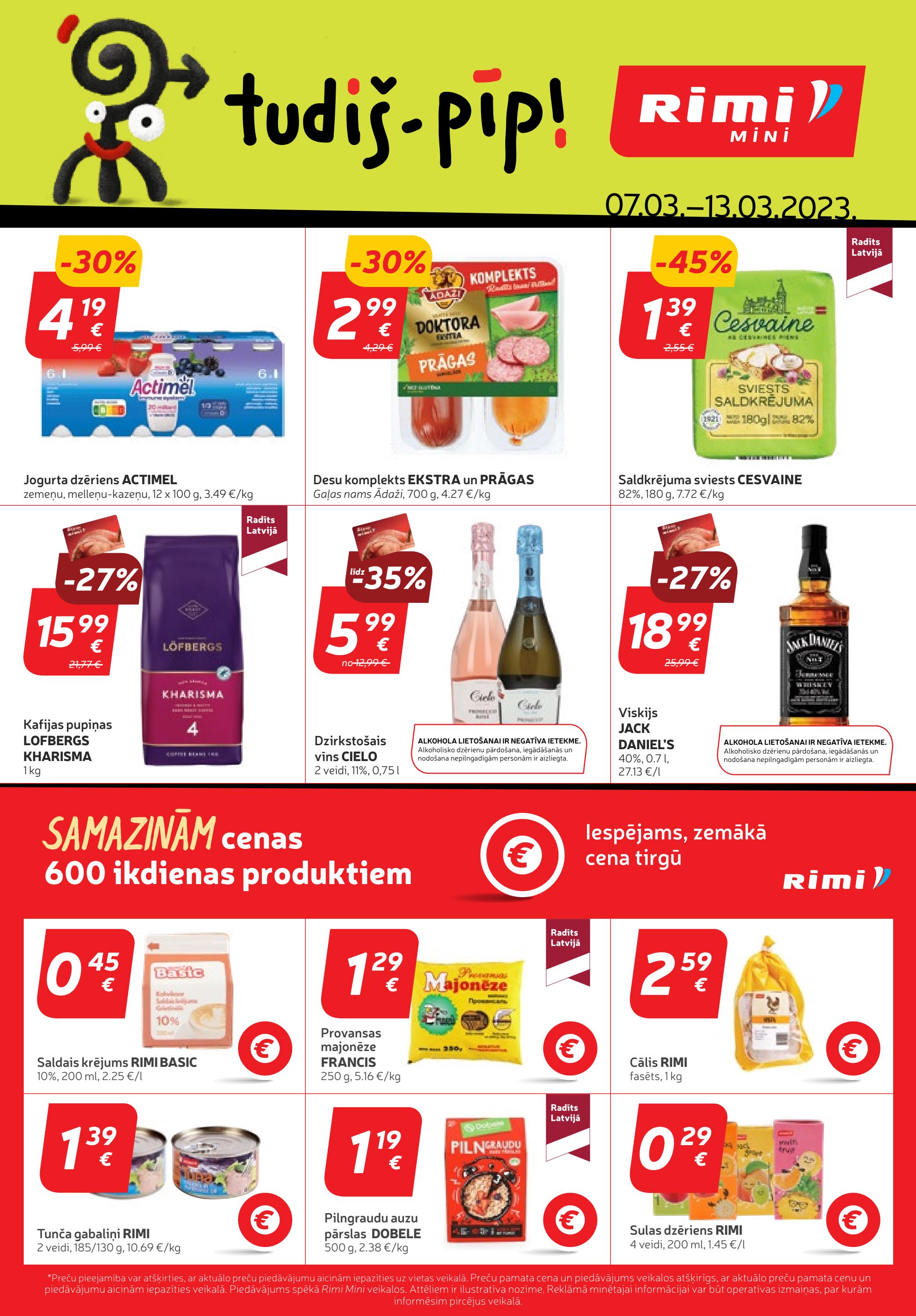 Rimi Mini akciju buklets 07.03.-13.03.2023. by Rimi - Issuu
