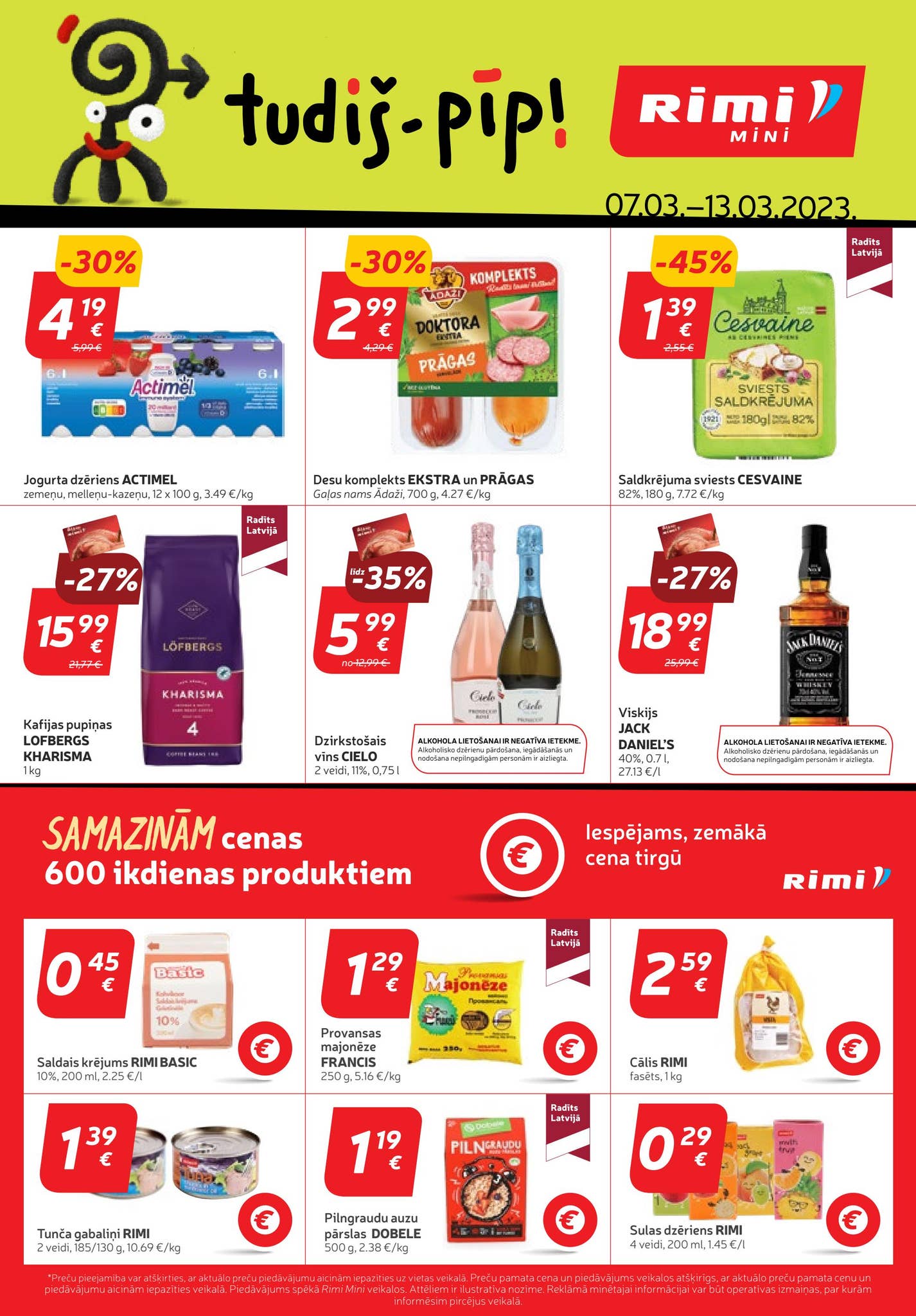 Rimi Mini akciju buklets 07.03.-13.03.2023. by Rimi - Issuu