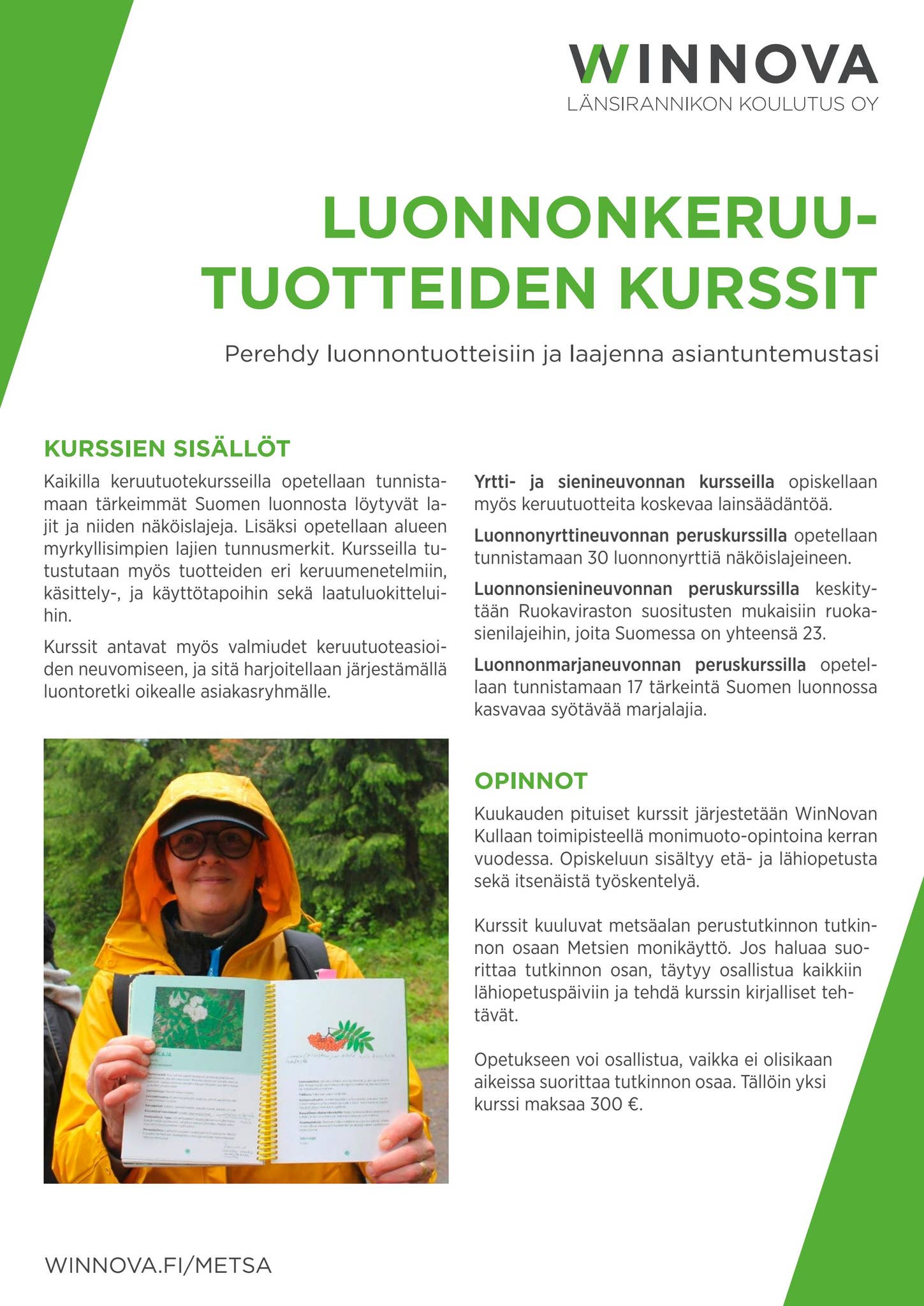 Luonnonkeruutuotteiden kurssit by Länsirannikon Koulutus Oy WinNova - Issuu