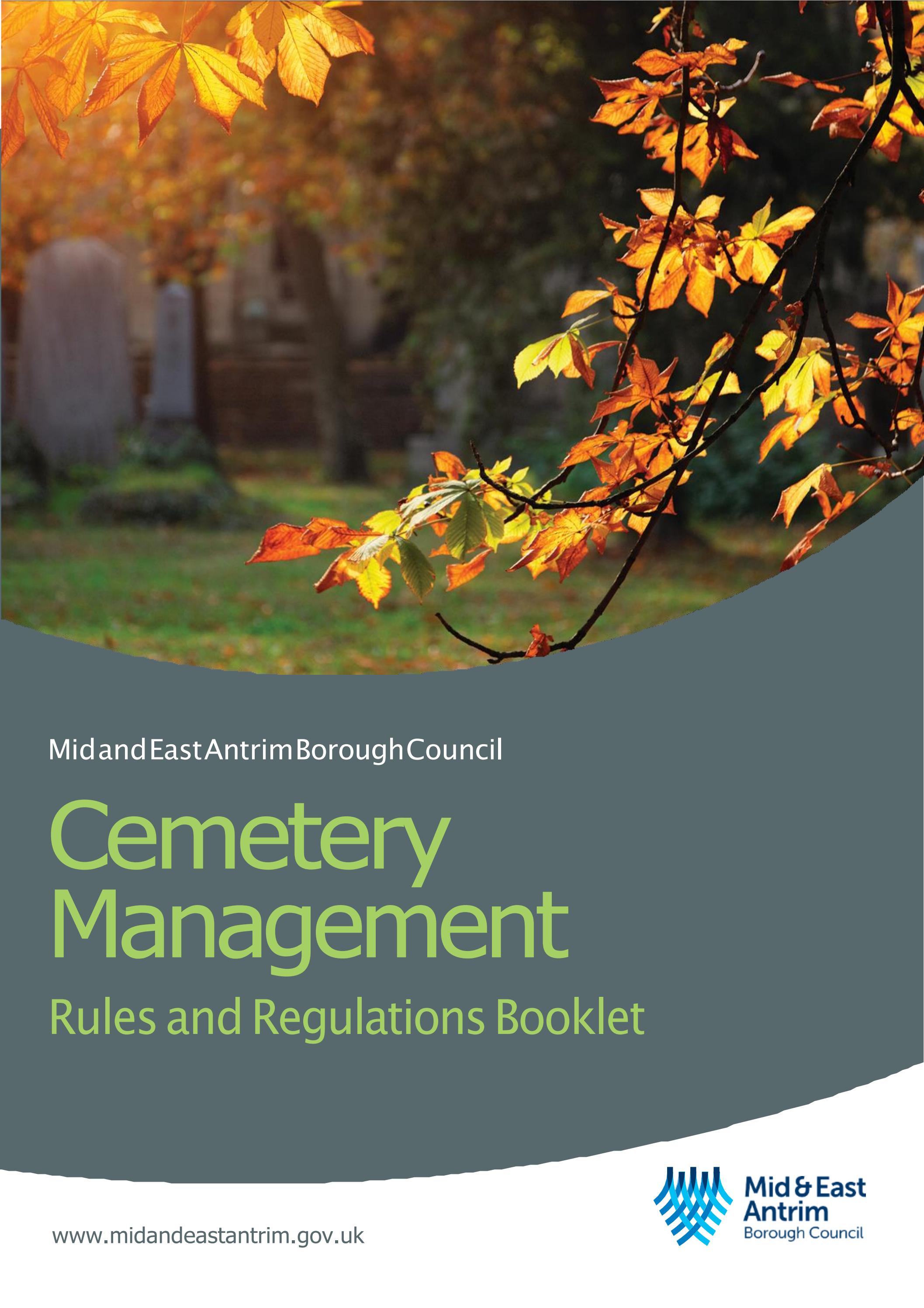 Draft revised Cemetery Management Rules & Regulations Booklet by Mid ...