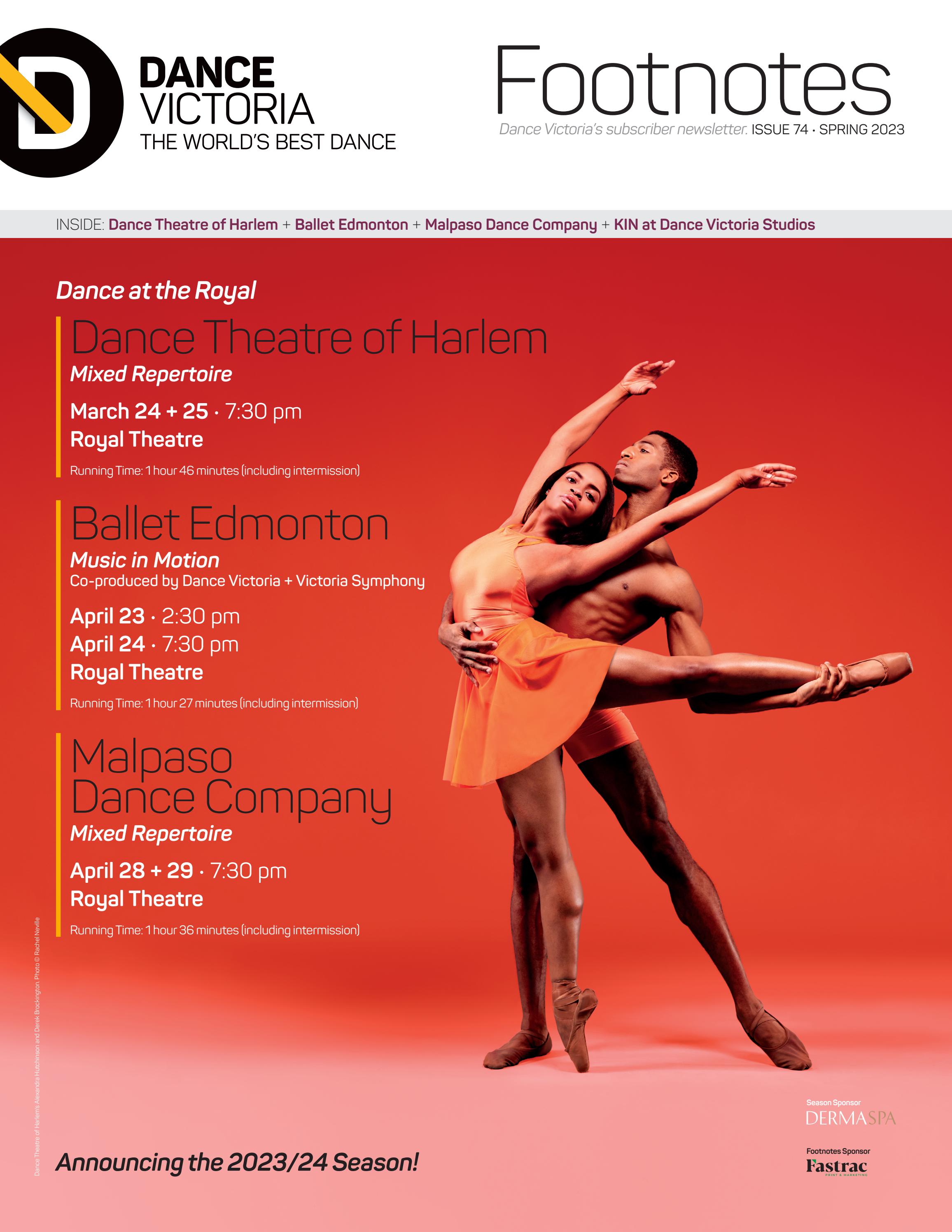 Dance Victoria Footnotes 74 (Spring 2023) by Dance Victoria - Issuu