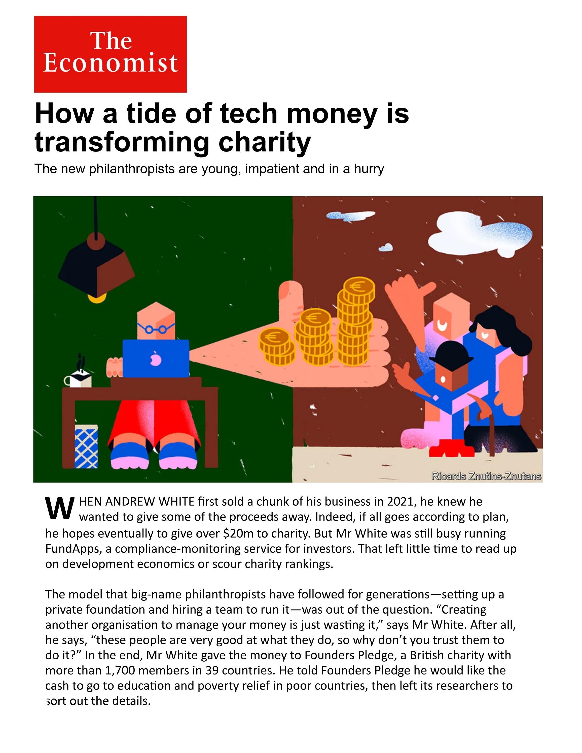 How a Tide of Tech Money is Transforming Charity by pivotalnow - Issuu