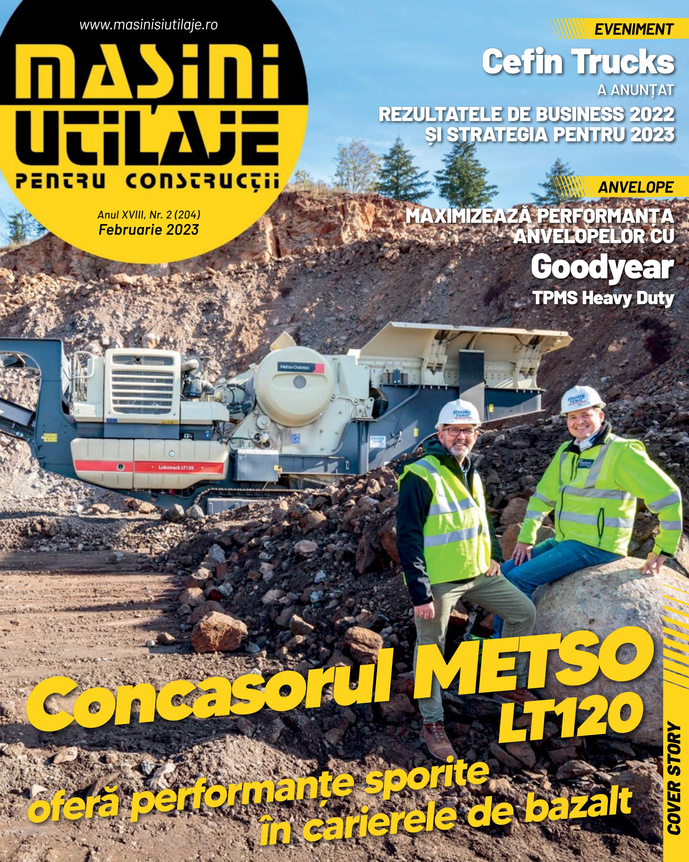 Revista Masini si Utilaje pentru Constructii - Februarie 2023 by Masini si Utilaje - Issuu