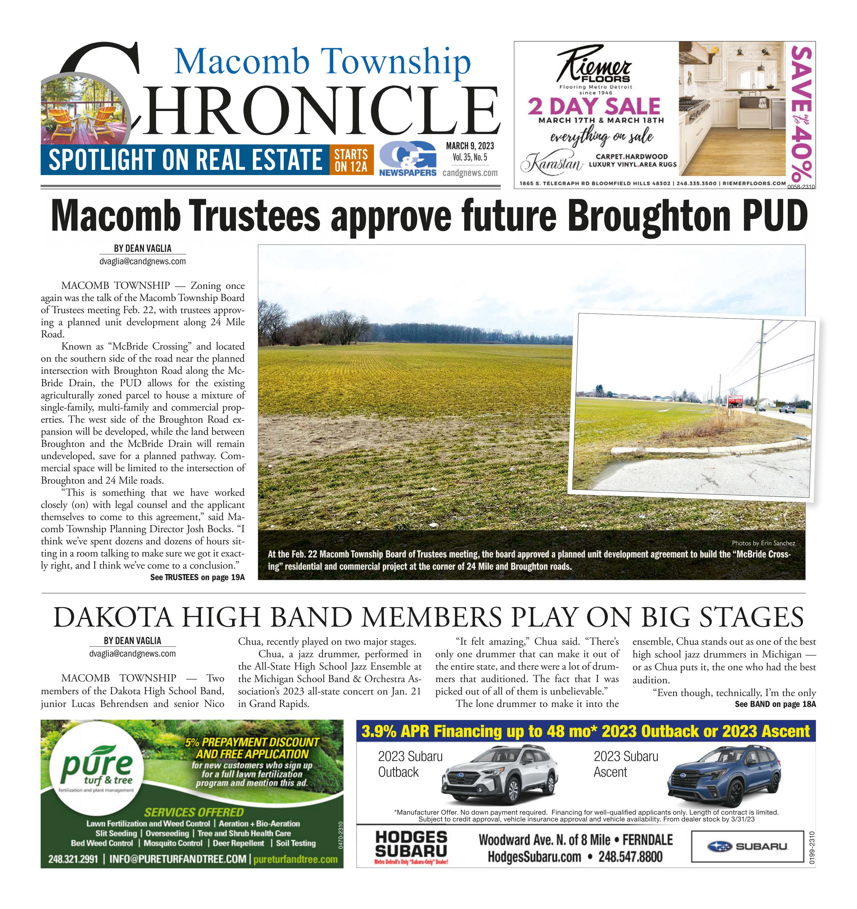 3/9/23 Macomb Township Chronicle by C & G Newspapers - Issuu