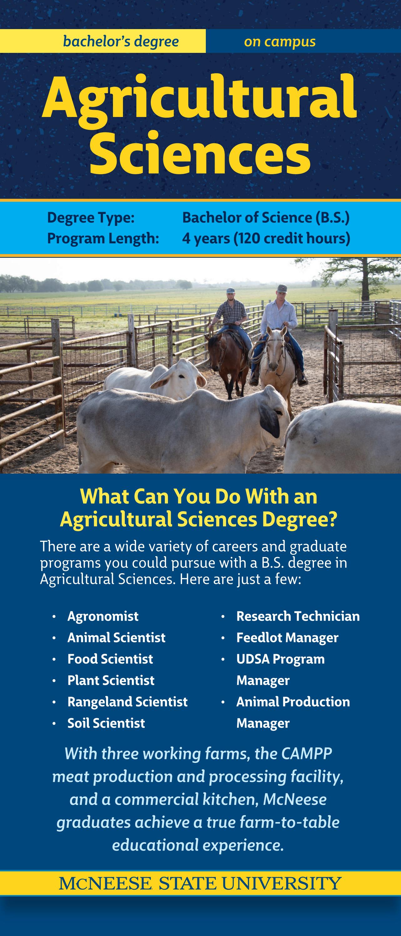 Agricultural Sciences by McNeese Foundation - Issuu