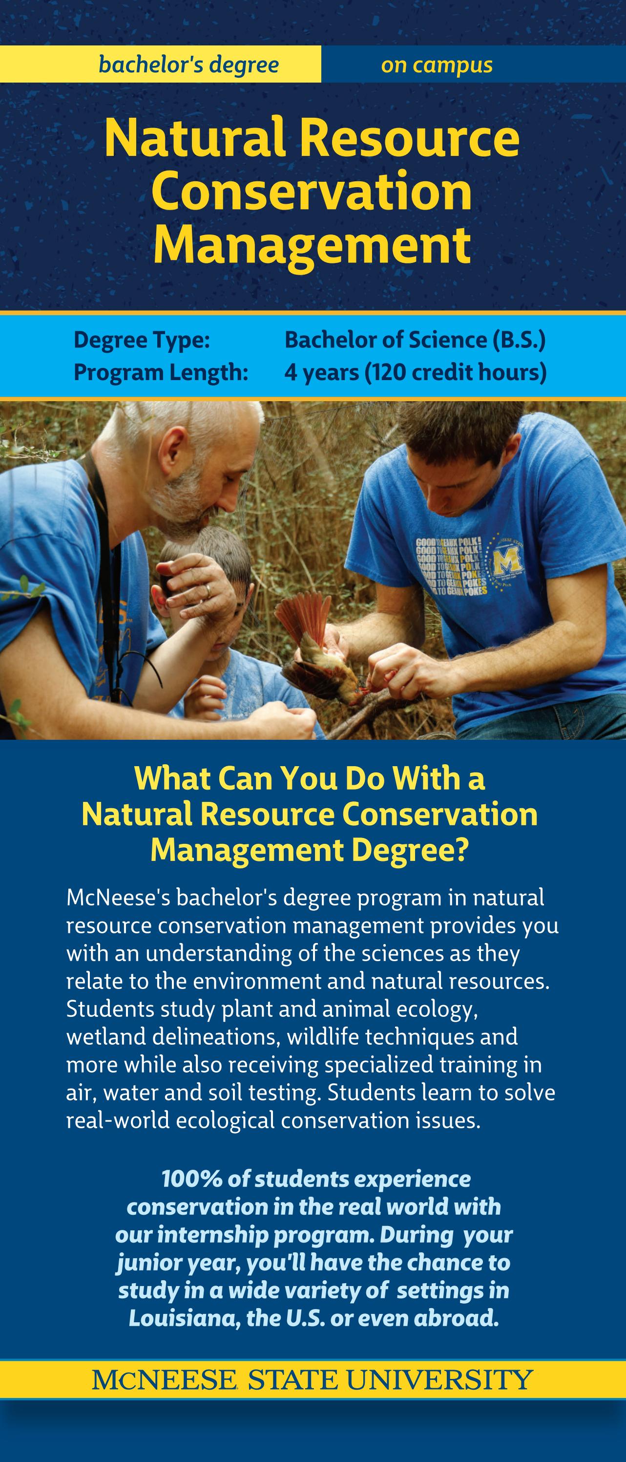 Natural Resource Conservation Management by McNeese Foundation - Issuu