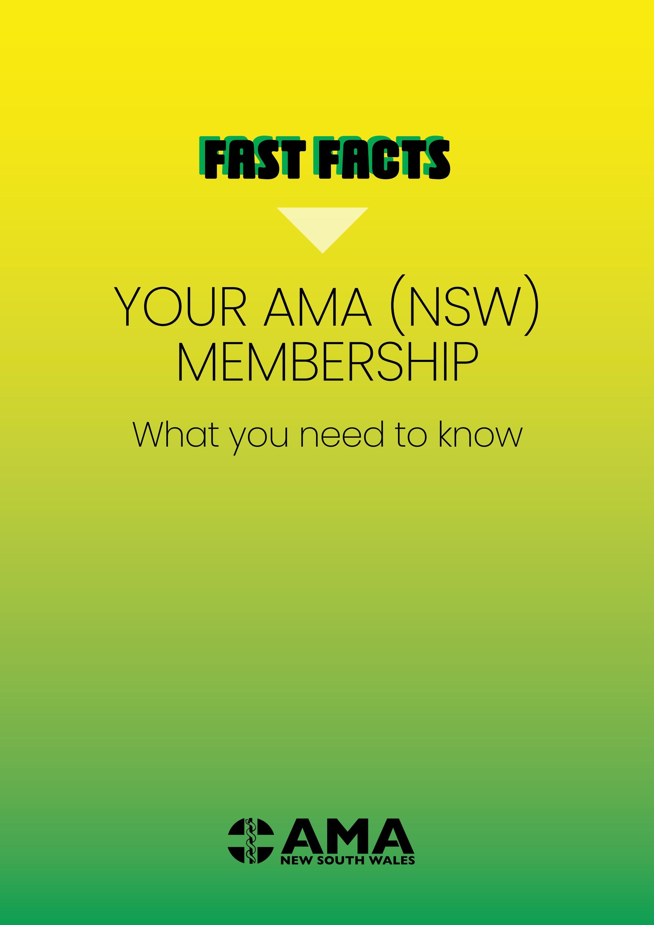 Fast Facts - Your AMA (NSW) Membership by amansw.com.au - Issuu