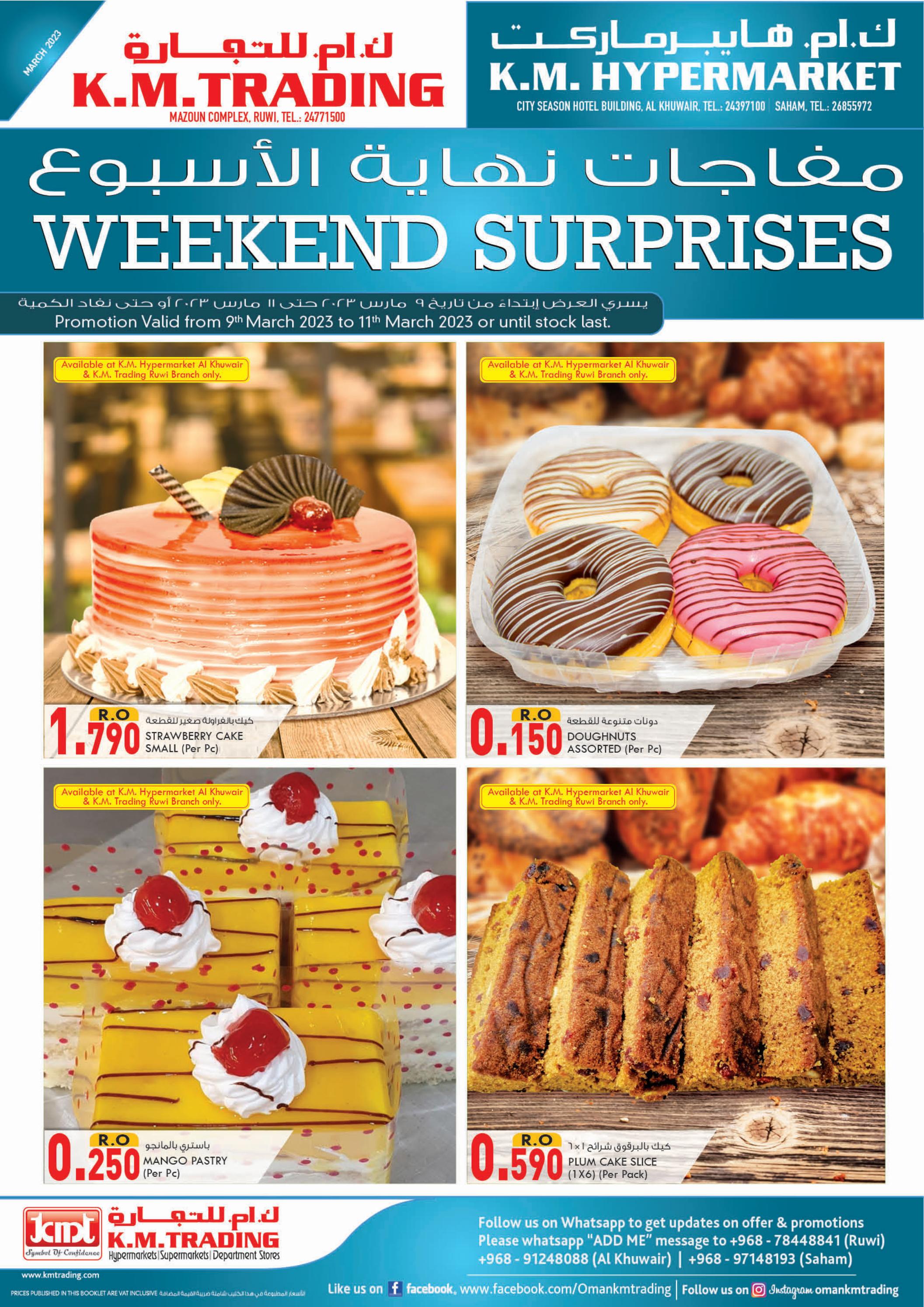 WEEKEND SURPRISES_KMT Edition 9th MARCH 2023 by K.M.TRADING PROMOTIONS ...