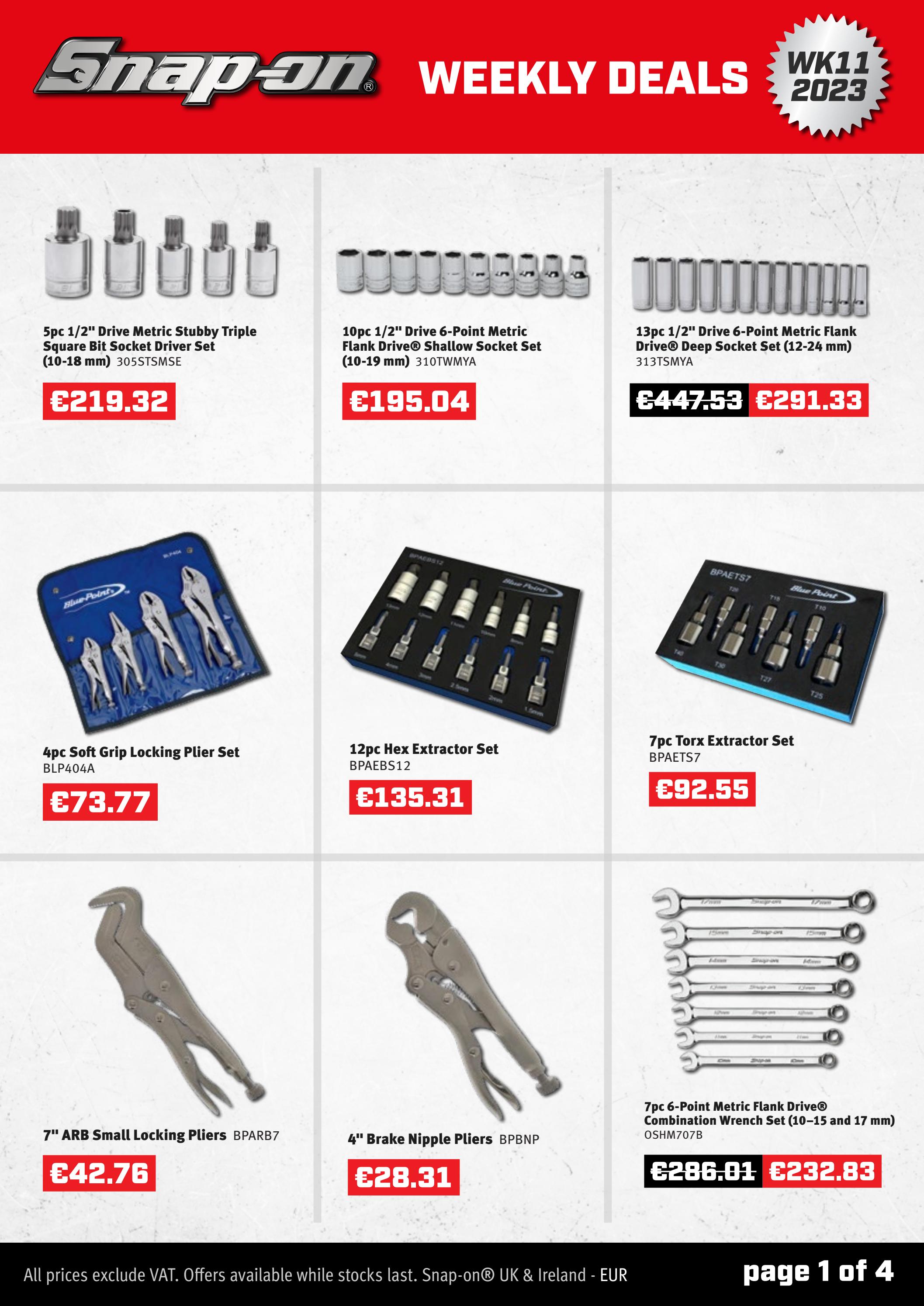 Snap-on Tools March Week 11 Digital Flyer EURO by SnaponToolsUK - Issuu