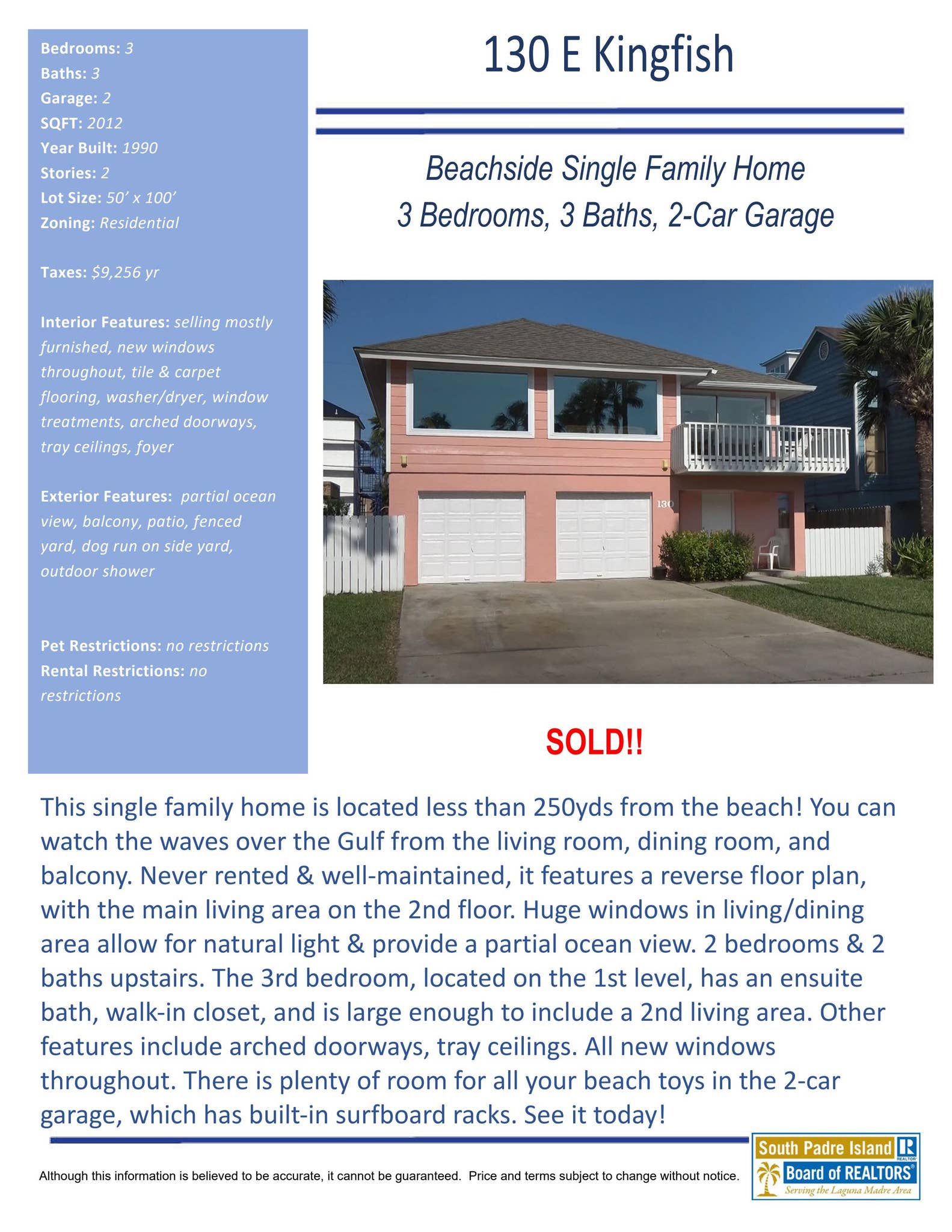 130 E Kingfish - South Padre Island, TX by dinarichspi - Issuu