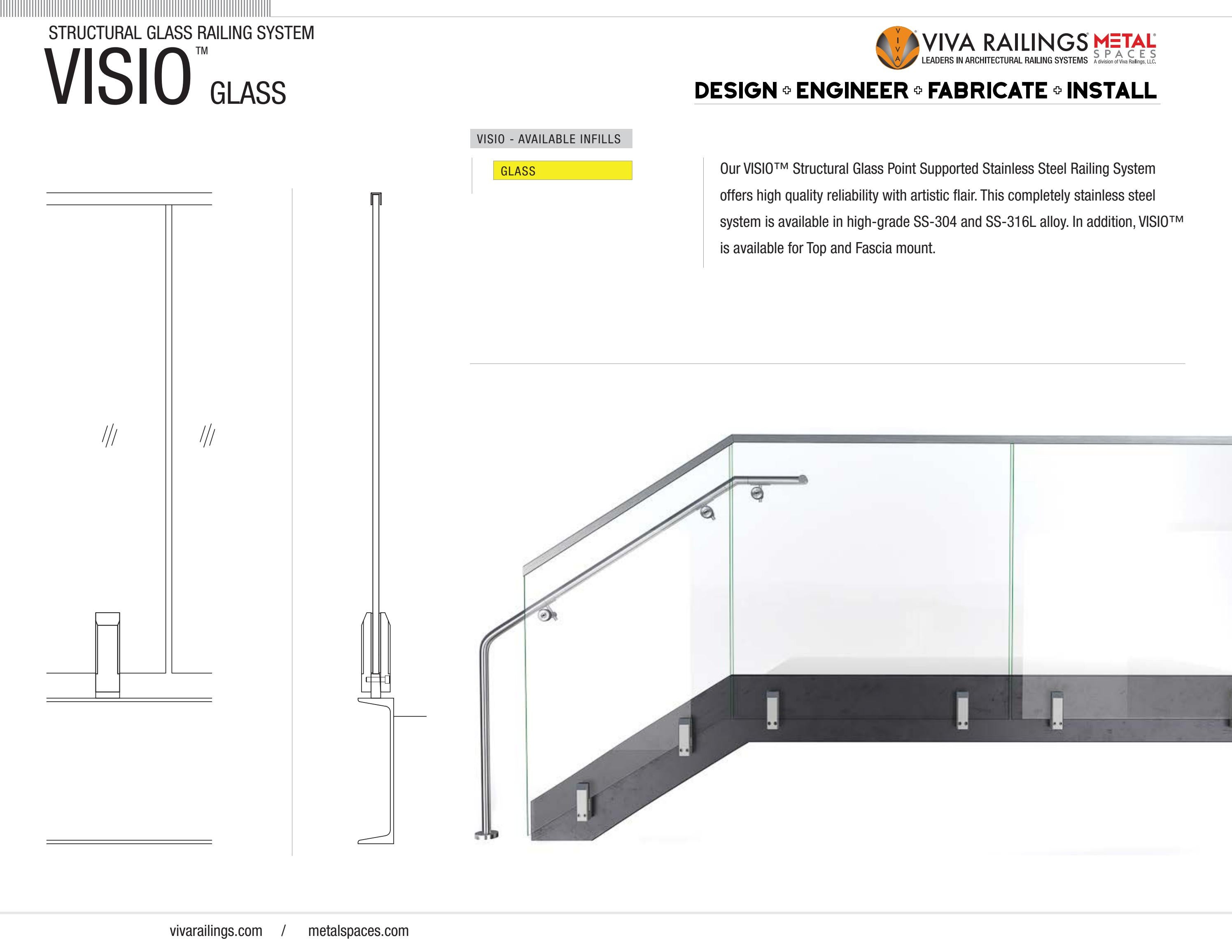 VISIO GLASS by viva.railings - Issuu
