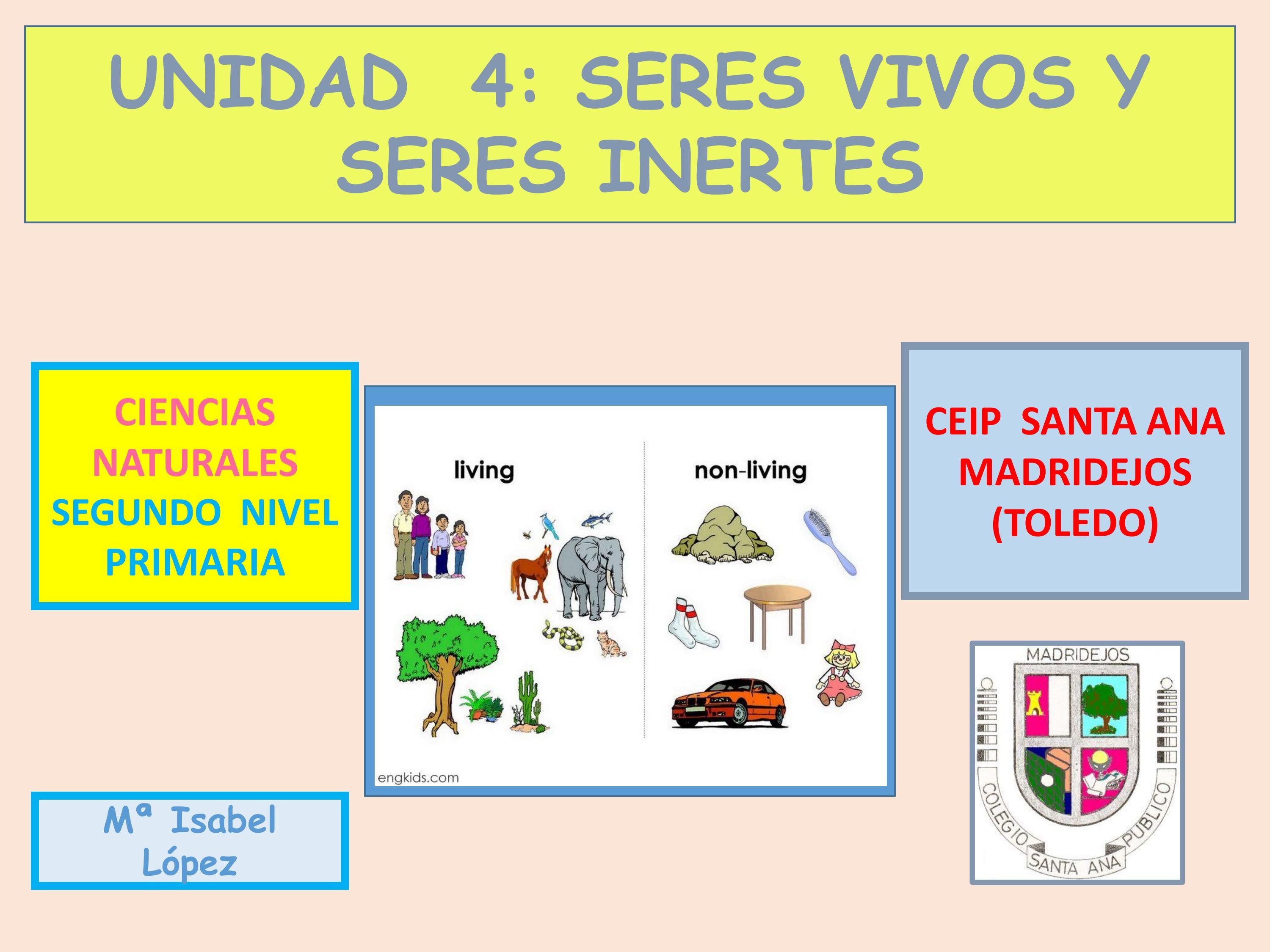 SERES VIVOS Y SERES INERTES by ILopezD - Issuu