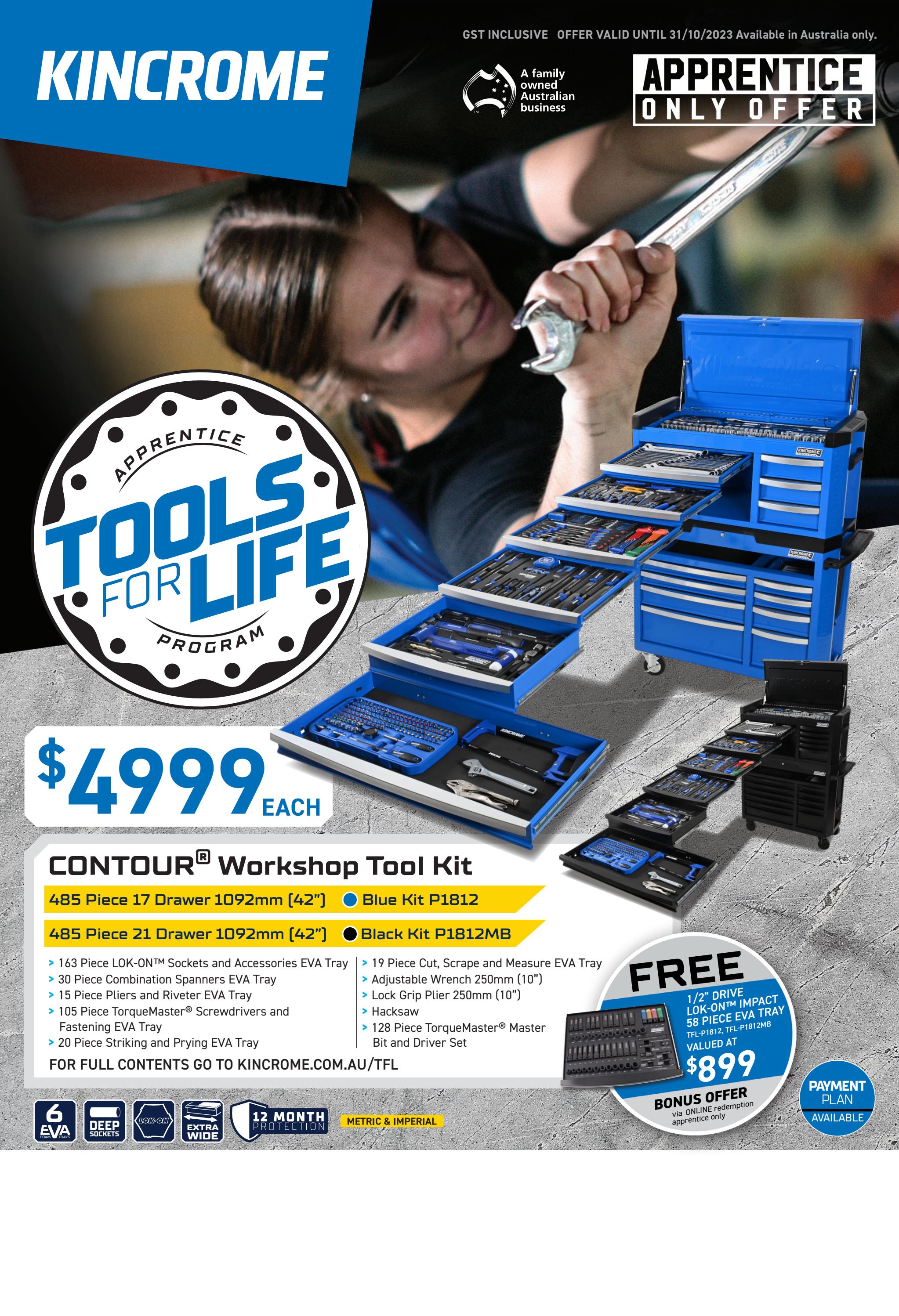 Kincrome 2023 Apprentice Tools For Life PROGRAM by C&L Tool Centre Pty Ltd - Issuu