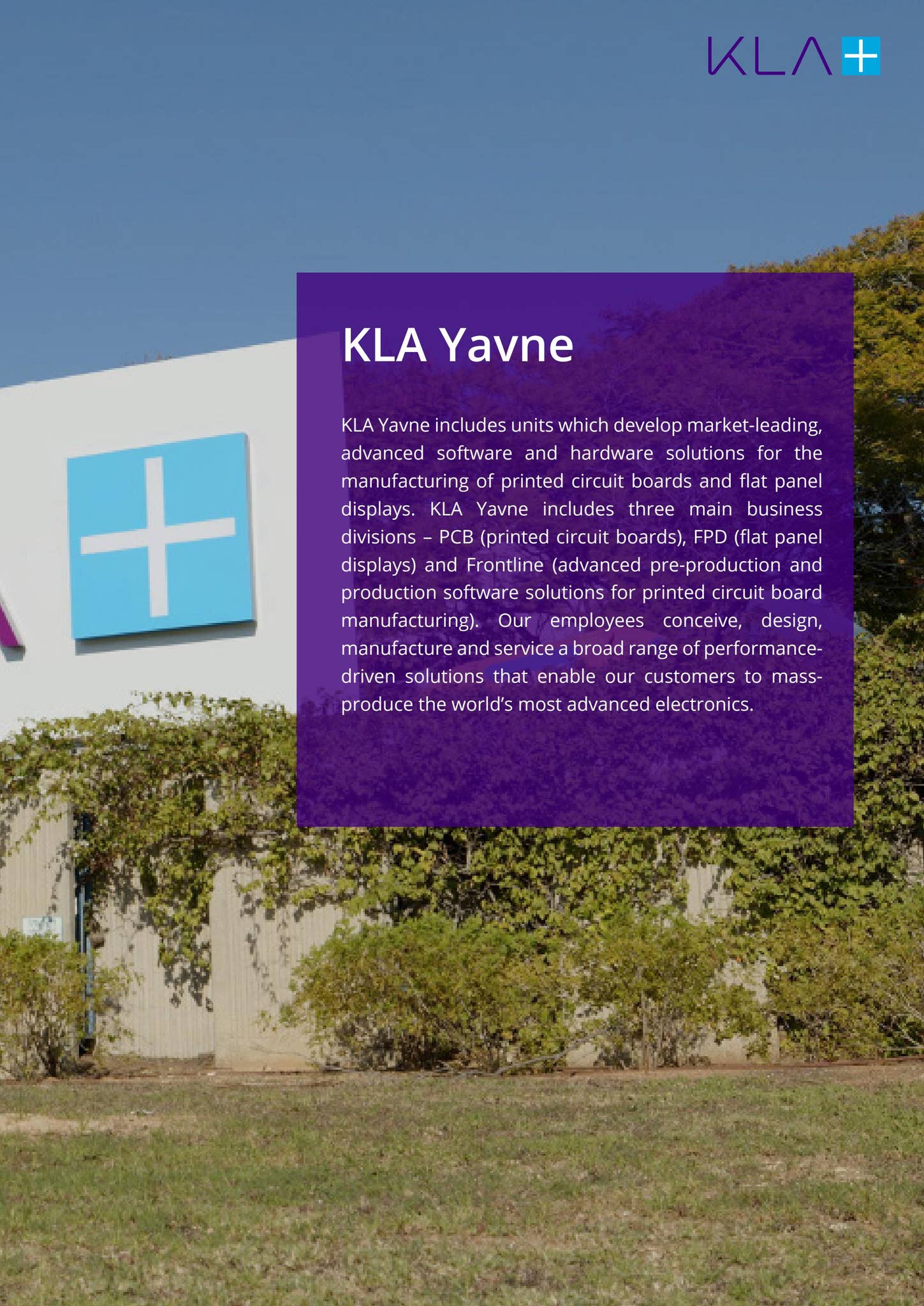 KLA Onboarding Brochure – Yavne English by KLA Corporation - Issuu