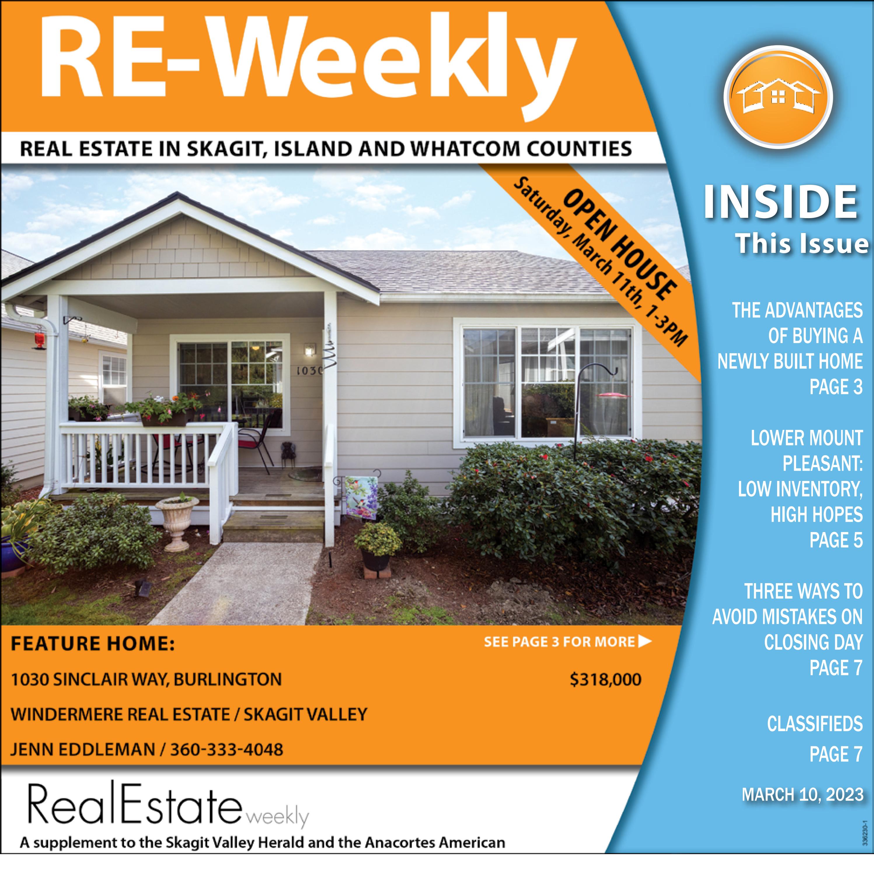 Real Estate Weekly: March 10, 2023 by Skagit Publishing - Issuu