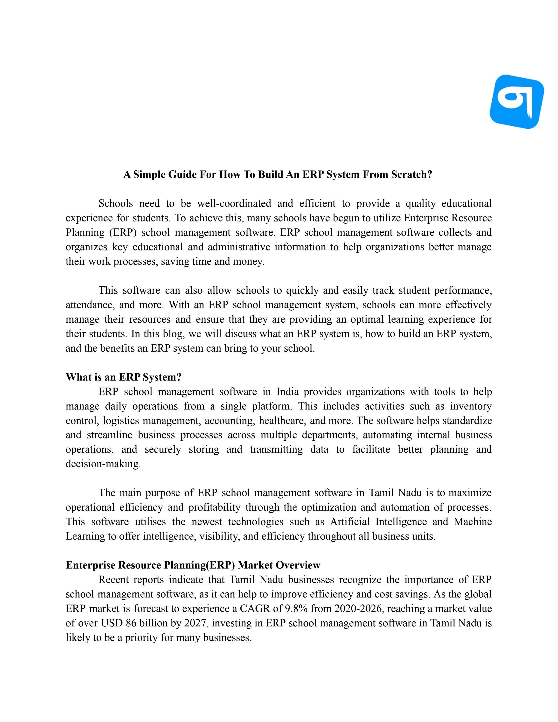 A Simple Guide For How To Build An ERP System From Scratch? by Hepto ...