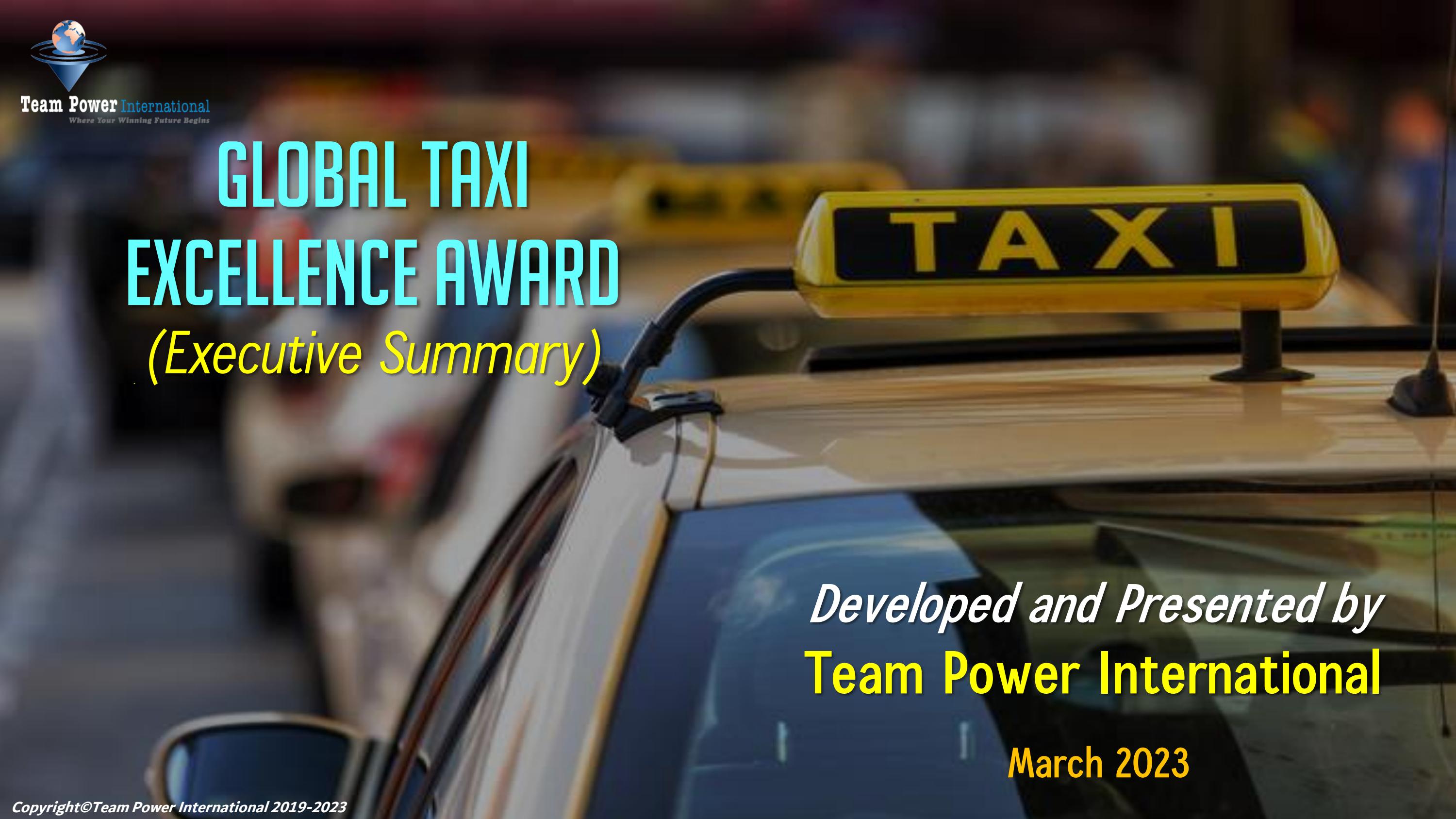 Global Taxi Award Executive Summary presentation by Team Power ...