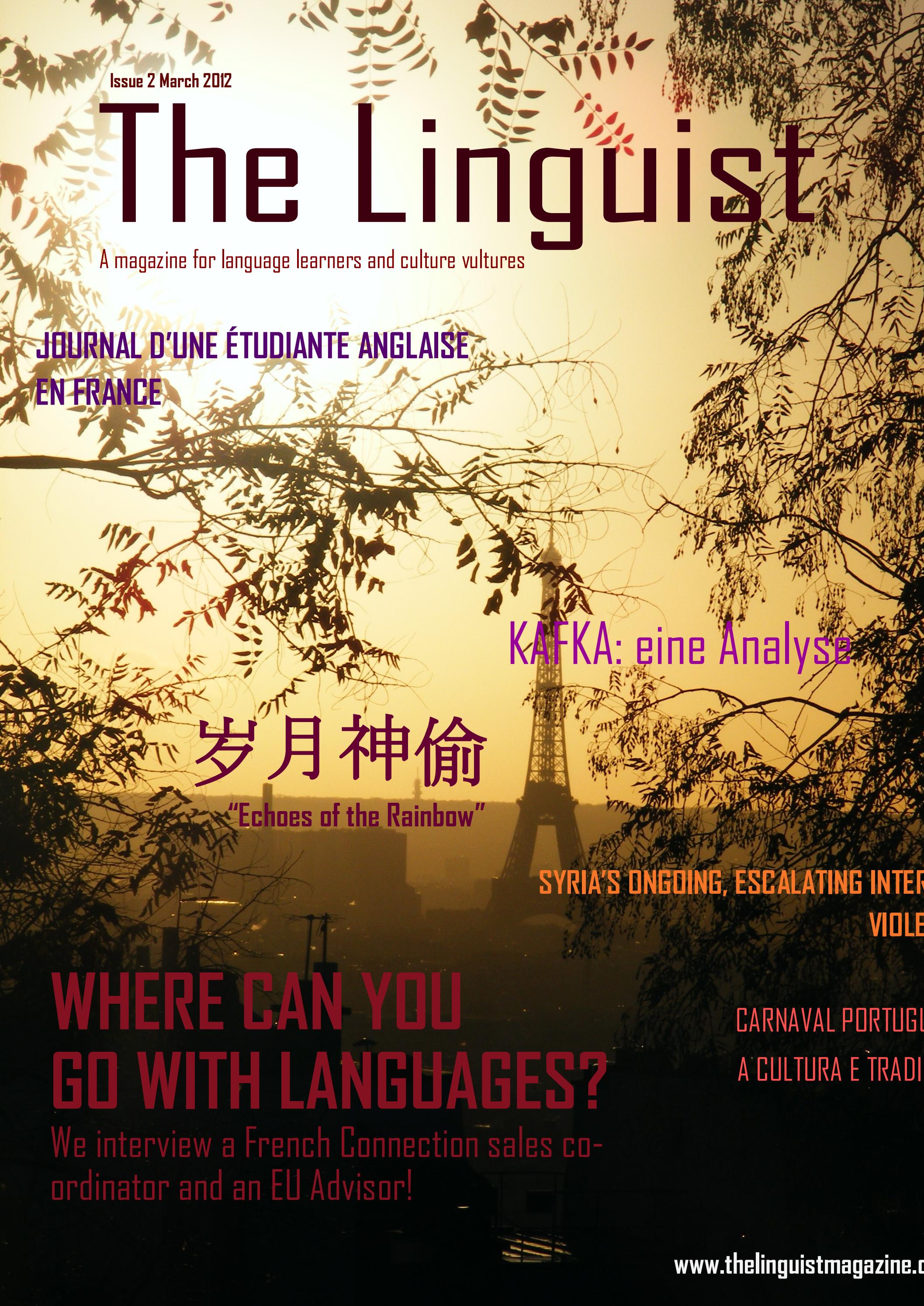 Issue 2 by The UoB Linguist Magazine - Issuu