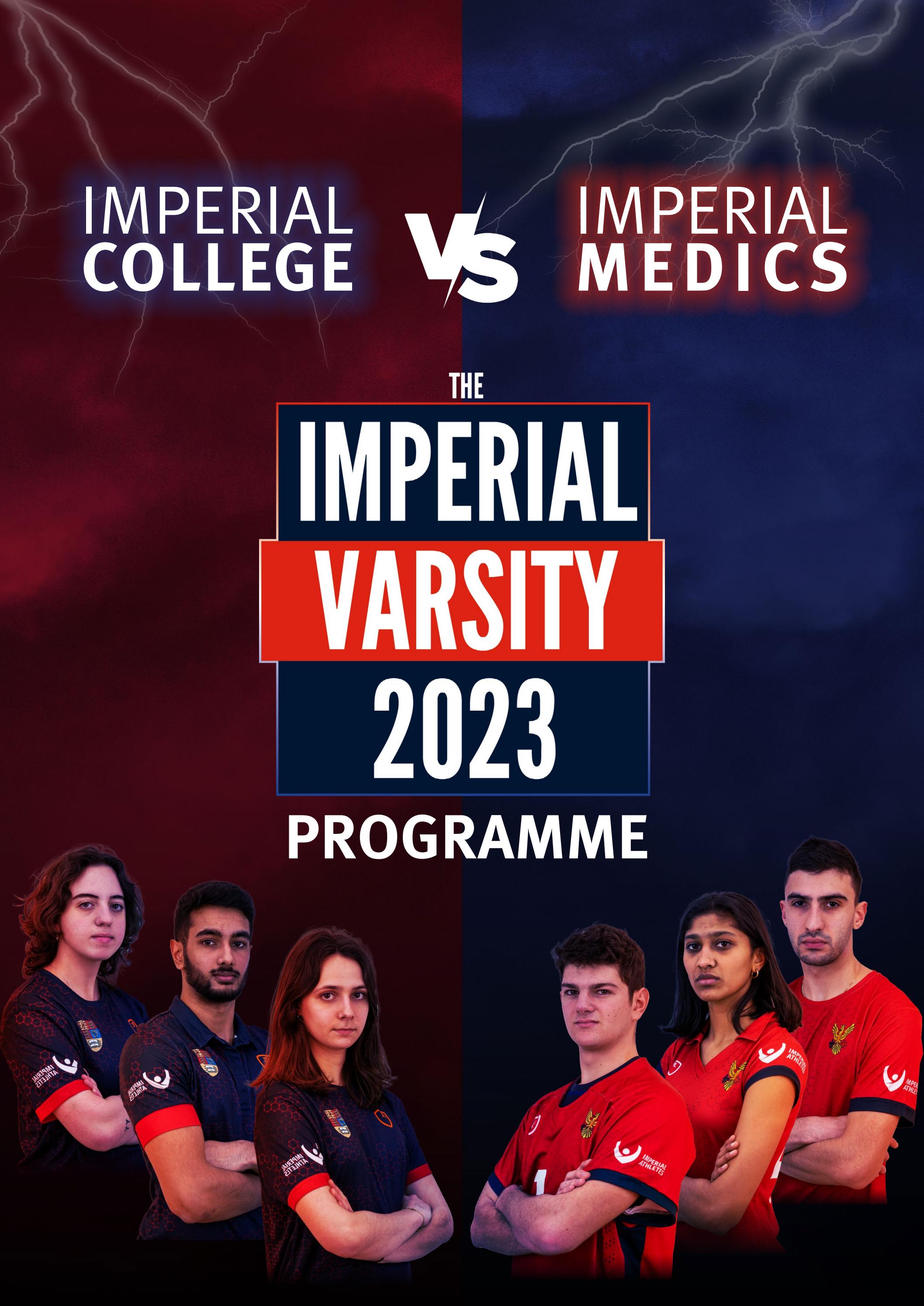 Imperial Varsity 2023 Programme by Imperial College London - Issuu
